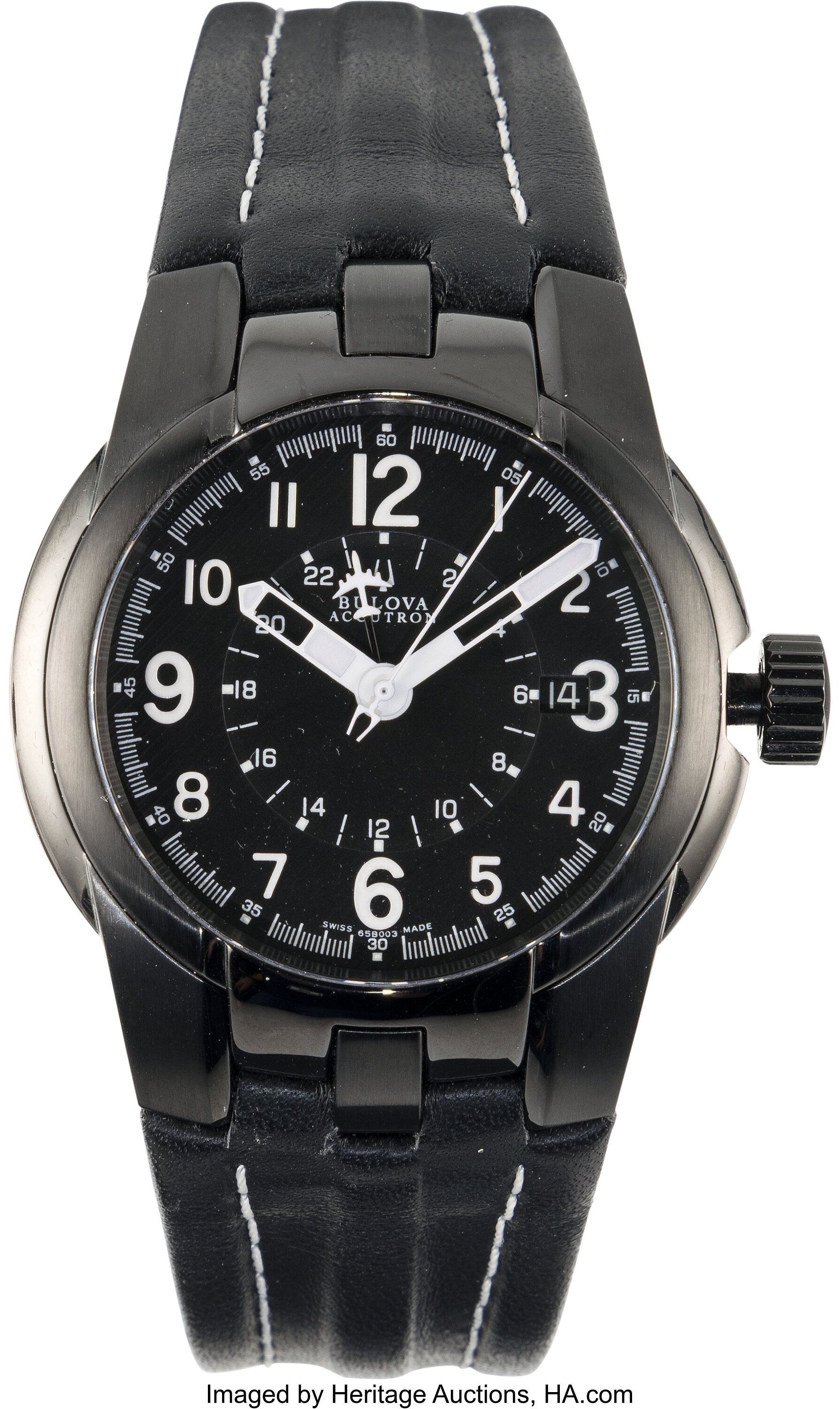 Bulova Accutron "Eagle Pilot" Men's Automatic Watch, Buzz Aldrin | Lot ...