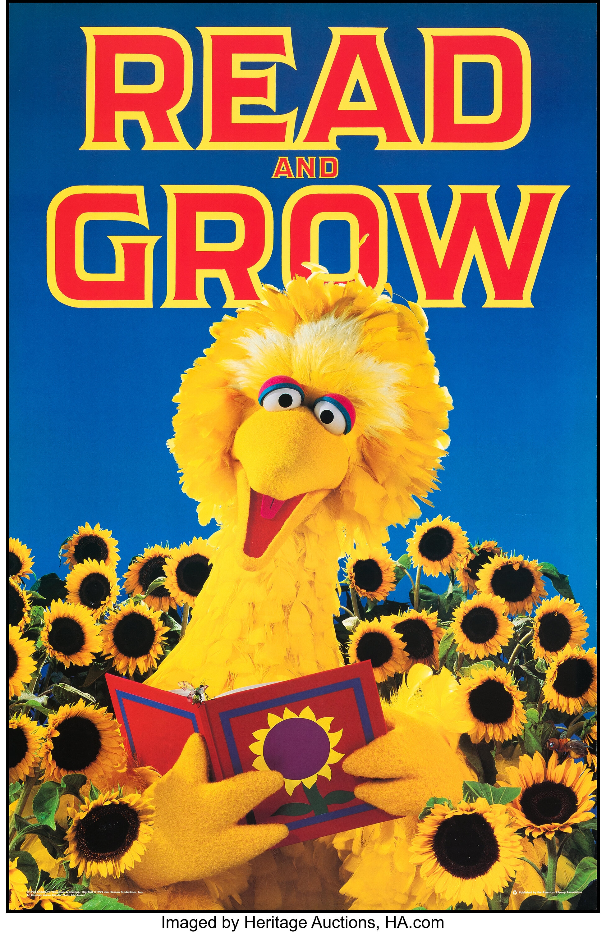 Big Bird from Sesame Street for America's Libraries (American | Lot ...