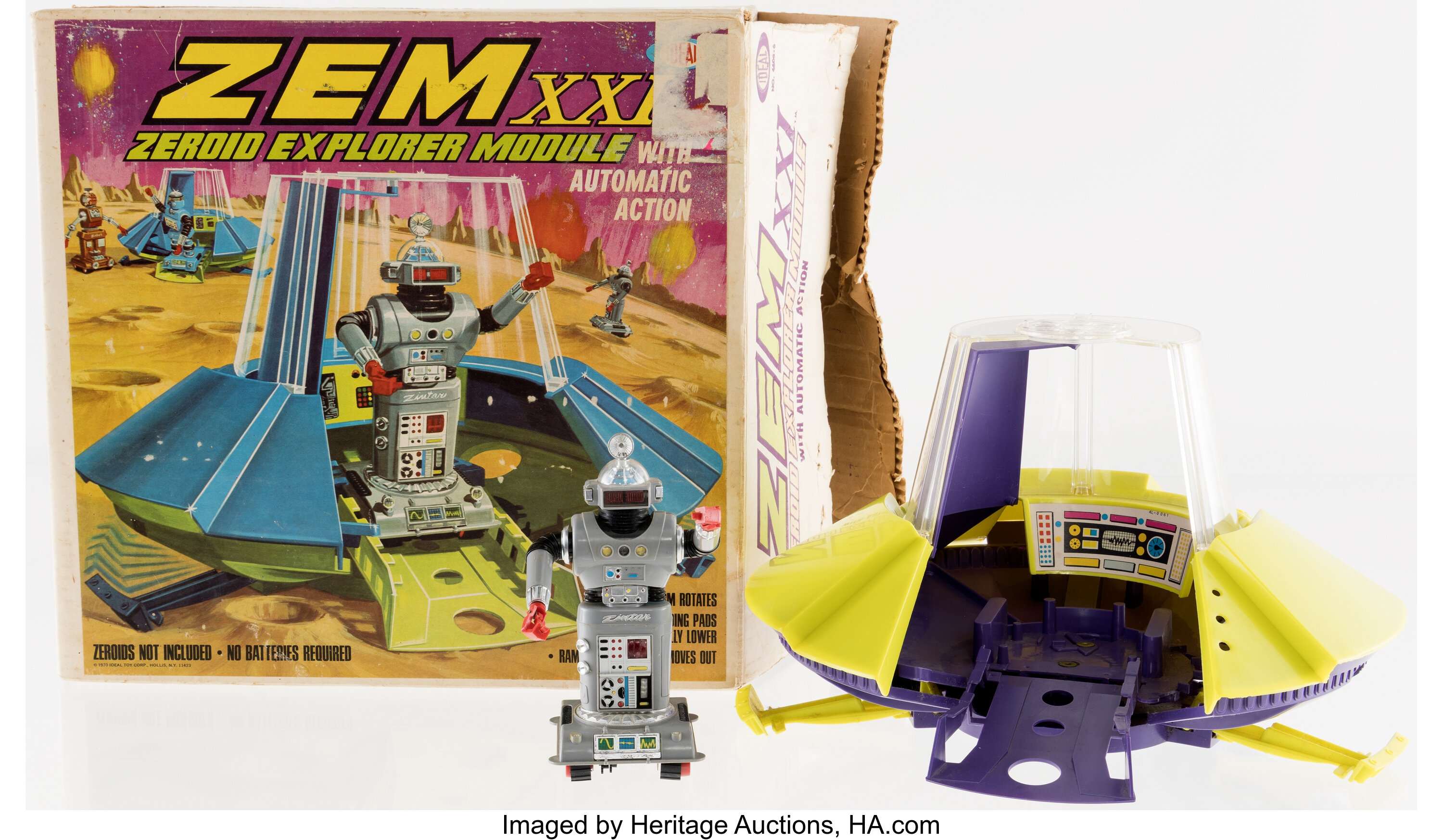 Zeroids ZEM XX Zeroid Explorer Module with Zintar (Ideal Toy Corp ...