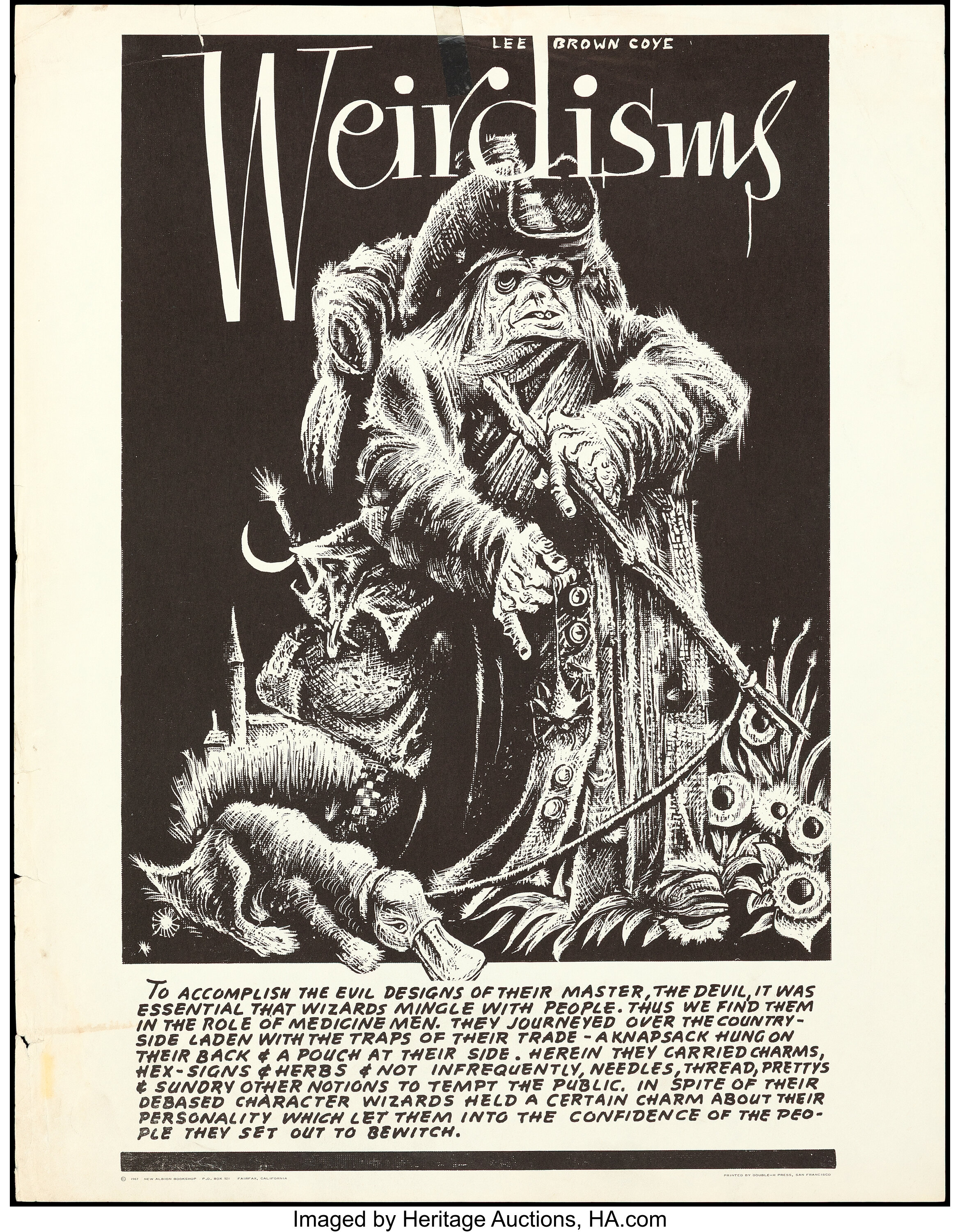 Weirdisma (New Albion, 1967). Rolled, Fine/Very Fine. Poster (17.5 ...