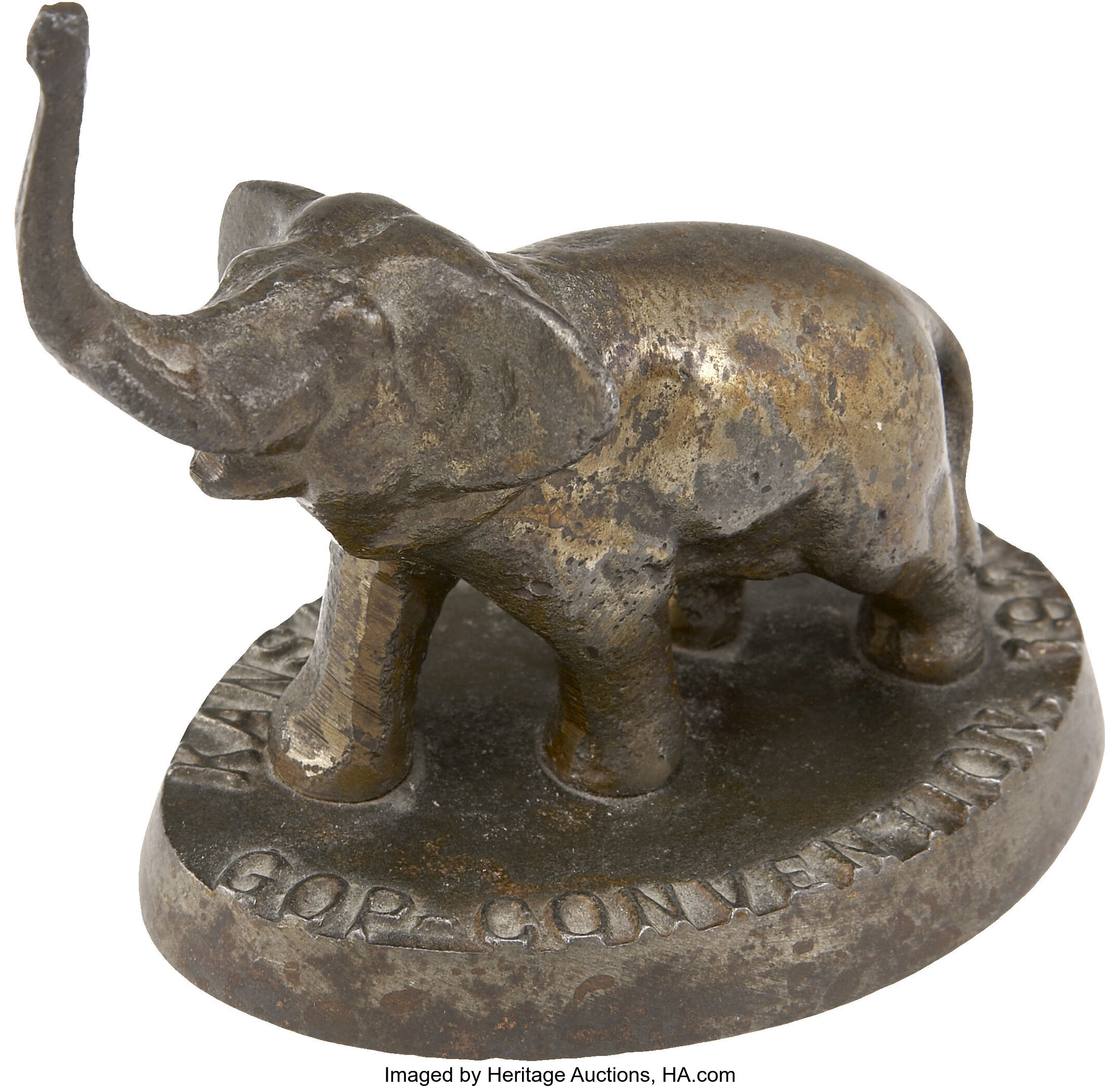 Republican National Convention Iron Paperweight, 1928.... Political ...