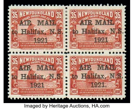 (C3, b, d, j) 1921, 35¢ scarlet "Halifax"... Stamps | Lot #1552 ...