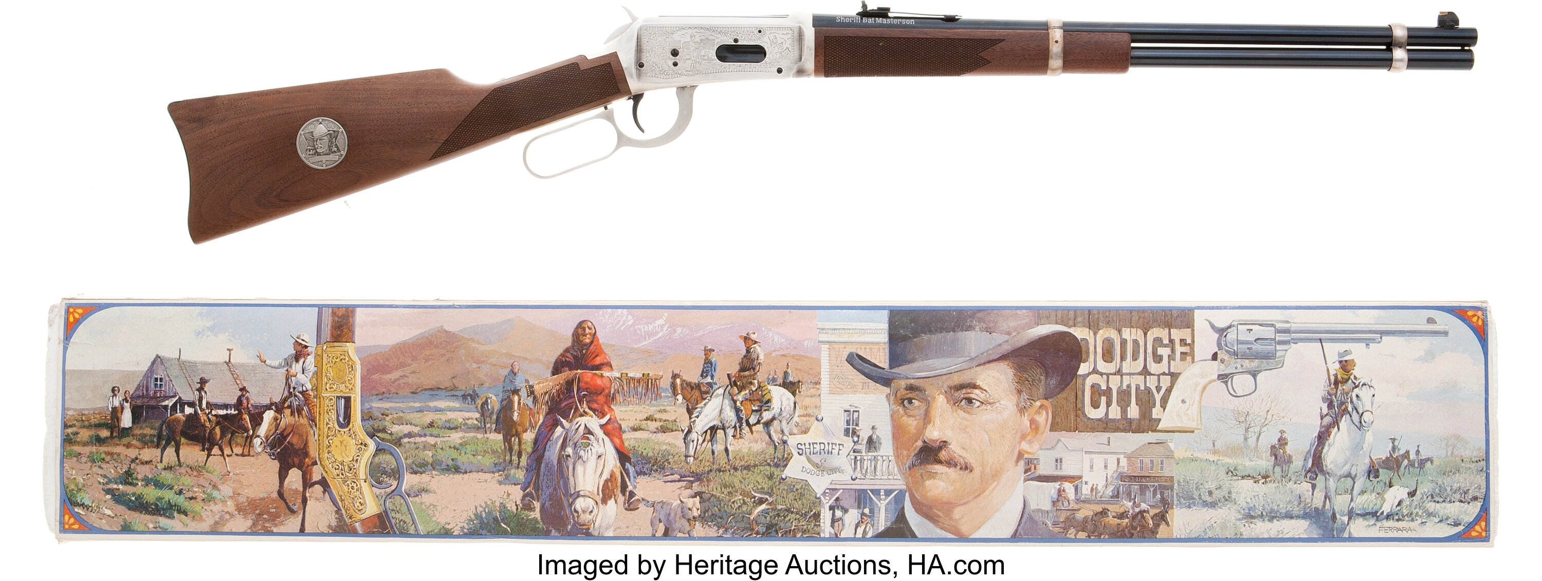 Winchester Sheriff Bat Masterson Commemorative Model 94 | Lot #52550 ...