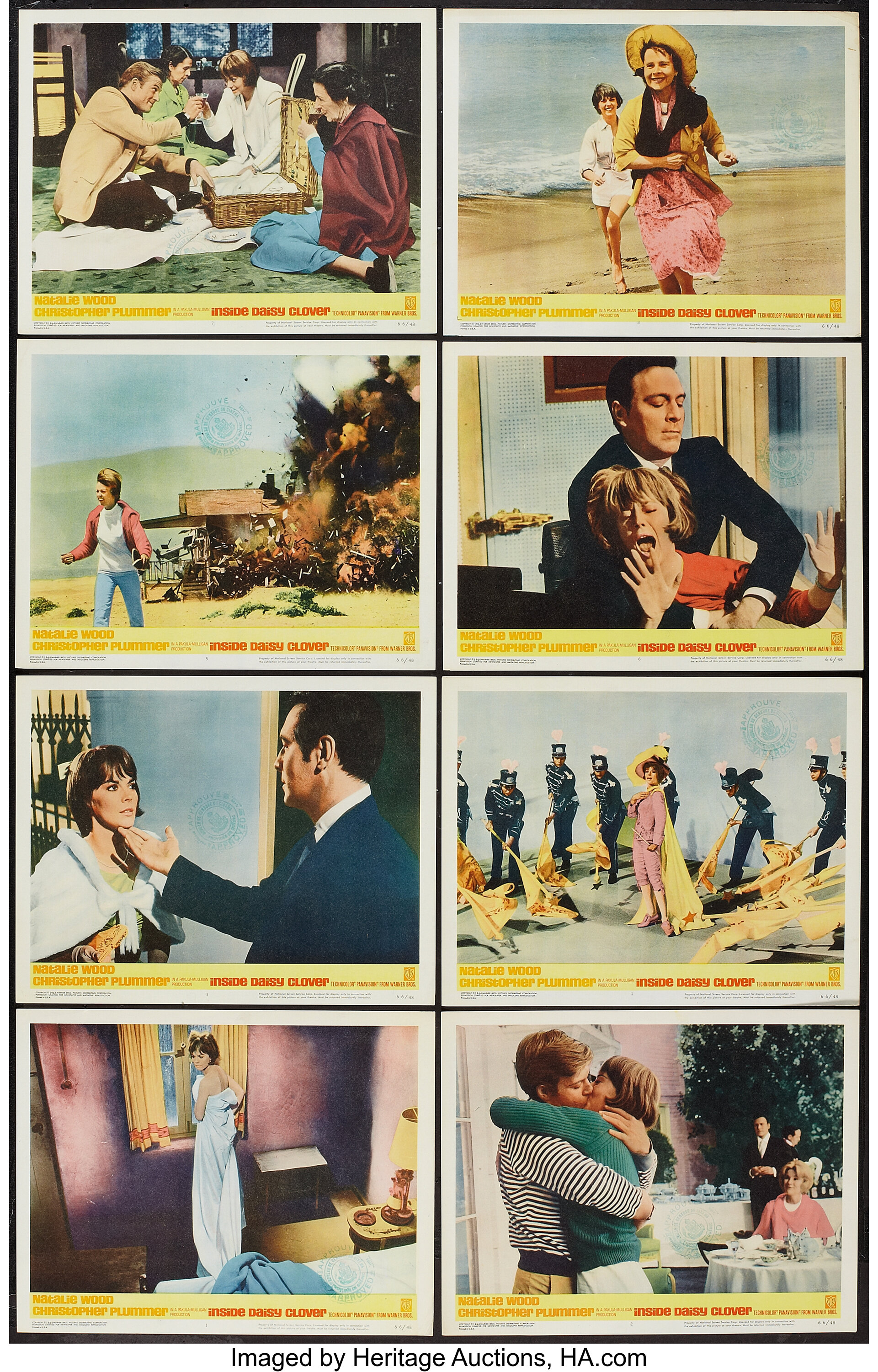 Inside Daisy Clover (Warner Brothers, 1966). Lobby Card Set of 8 | Lot ...