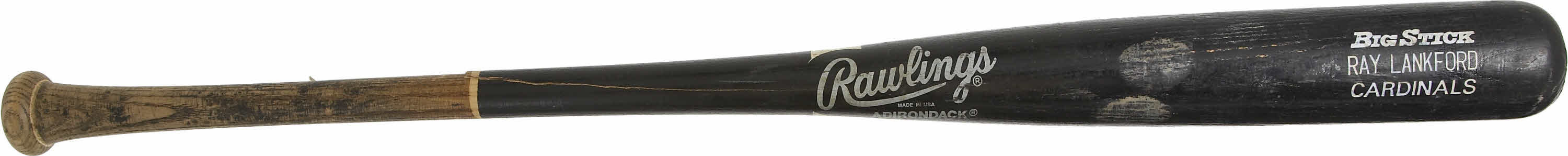 Ray Lankford Game Used Bat. In 1990 centerfielder Ray Lankford took ...