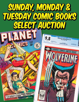 Sunday, Monday & Tuesday Comic Books Select Auction #122446