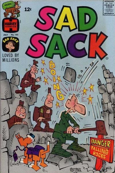 How Much Is Sad Sack Comics #191 Worth? Browse Comic Prices | Heritage ...