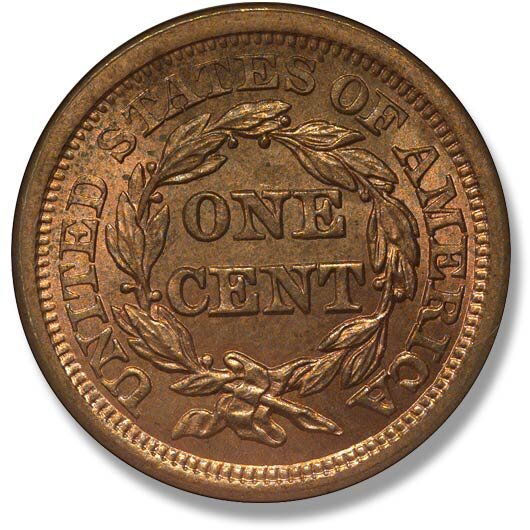 Heritage Auctions - Cents - Coronet. Fifth obverse design. Large letter ...