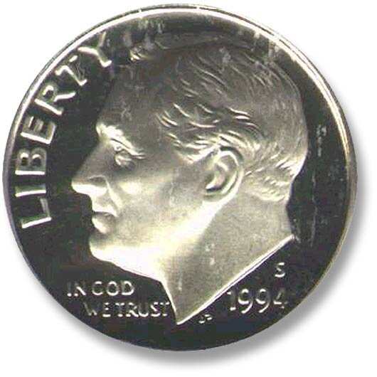 Heritage Auctions - Dimes - Roosevelt. Clad.