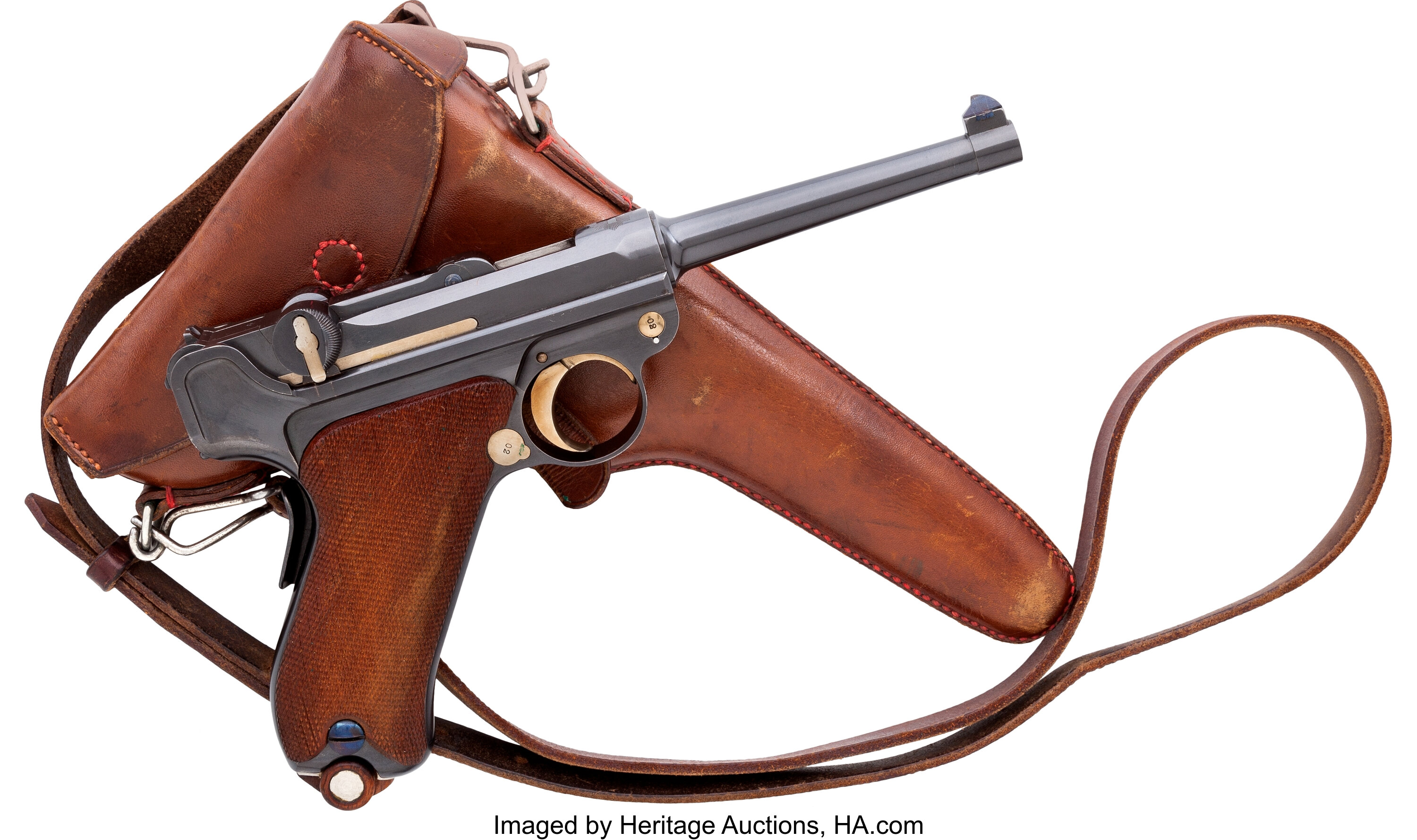 Swiss Model 1900 Luger Semi-Automatic Pistol with Holster.... | Lot ...