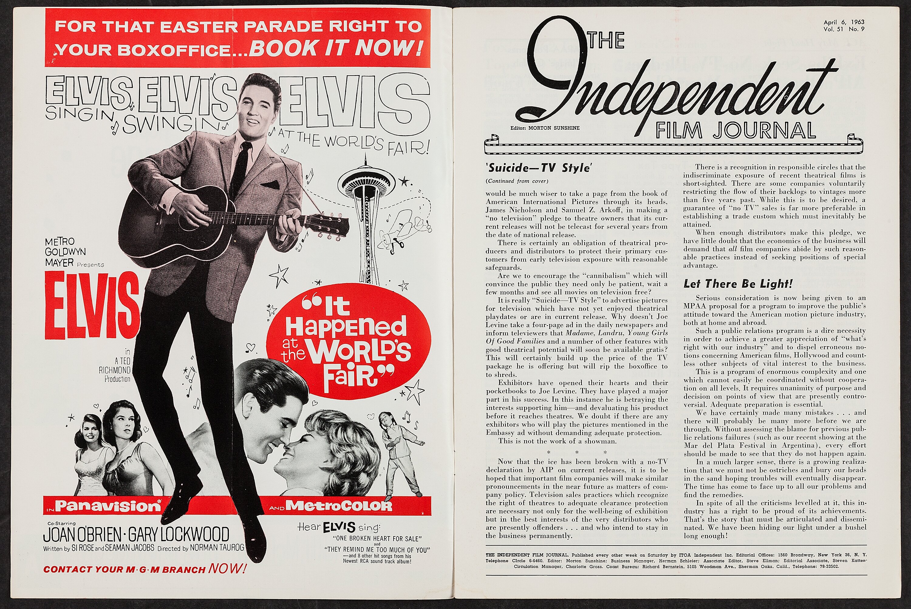 The Independent Film Journal (ITOA Independent, 1960s). Magazines | Lot ...