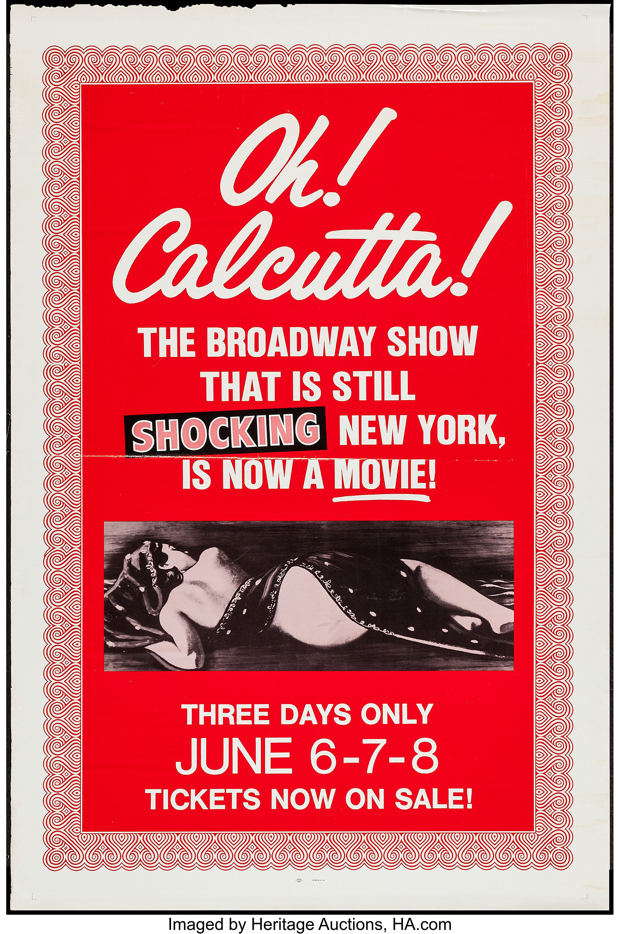 Oh! Calcutta! (Cinemation Industries, 1972). One Sheets (2) (27" X ...