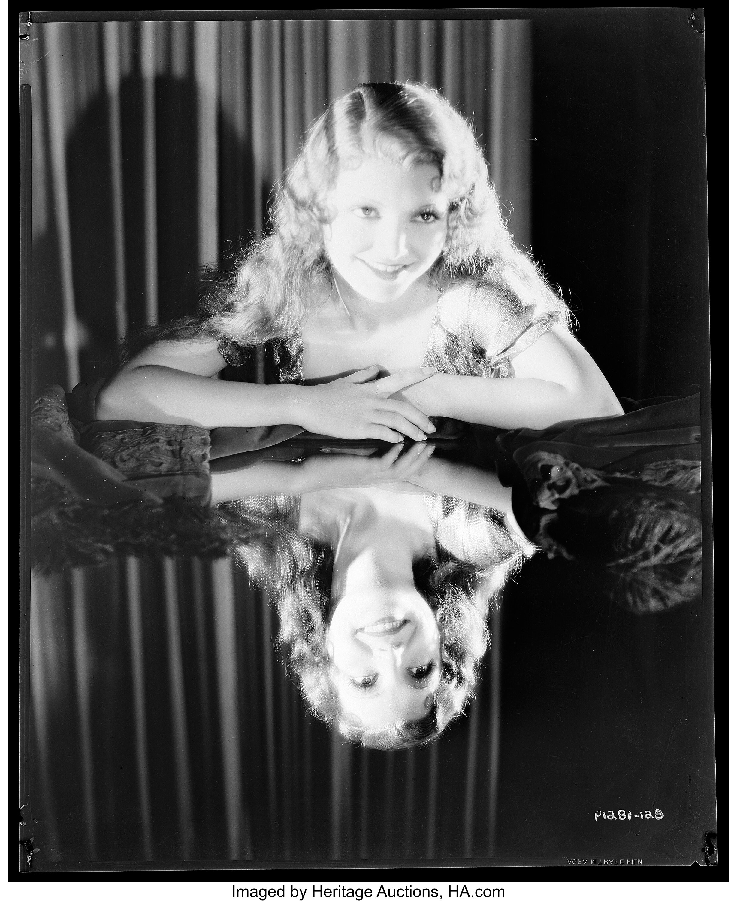 Peggy Shannon (Paramount, 1931). AGFA Nitrate Negative (7.75" X | Lot ...