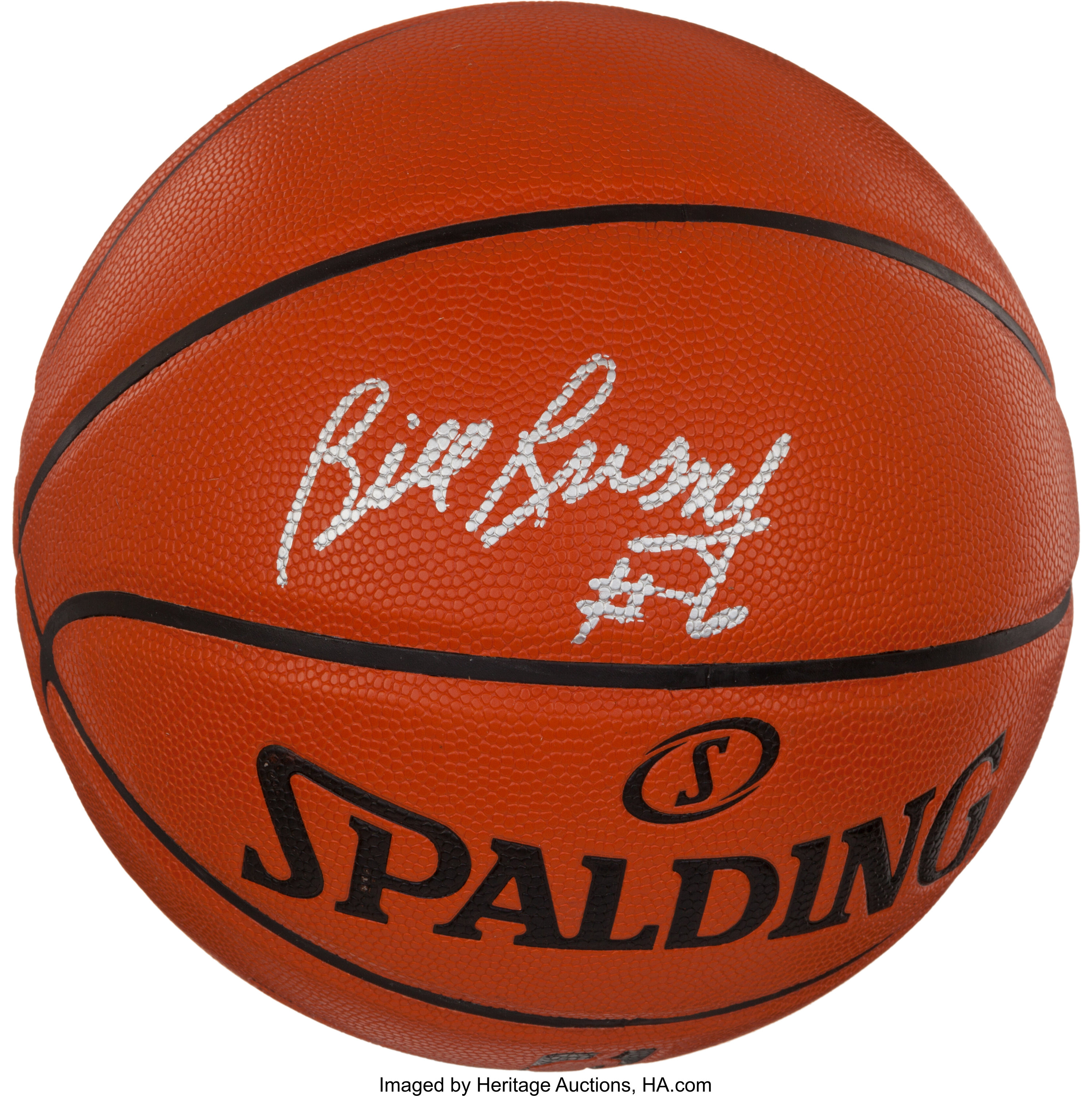 Bill Russell Signed Basketball.... Basketball Collectibles Balls | Lot ...
