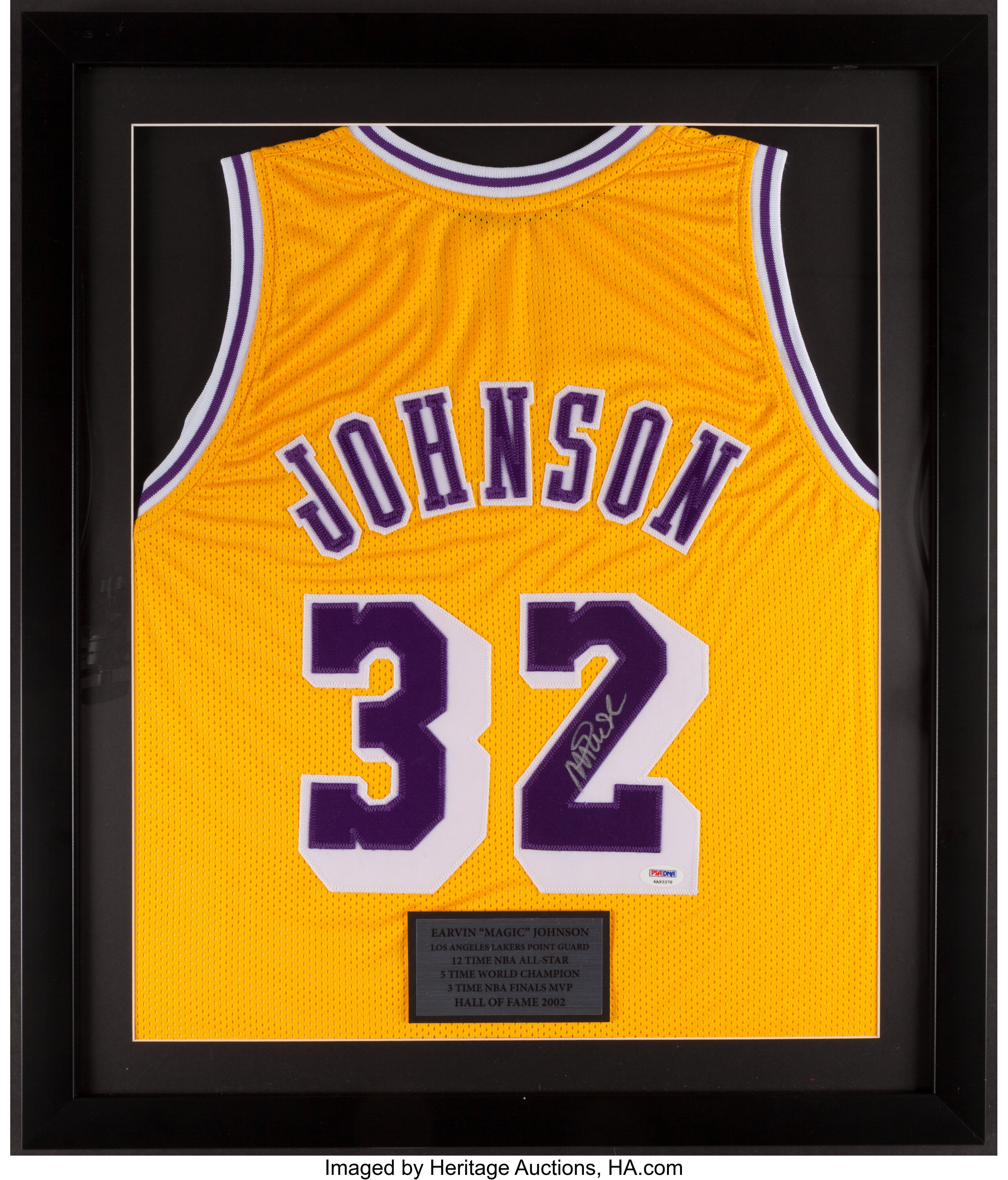 Magic Johnson Signed Jersey.... Basketball Collectibles Uniforms | Lot ...