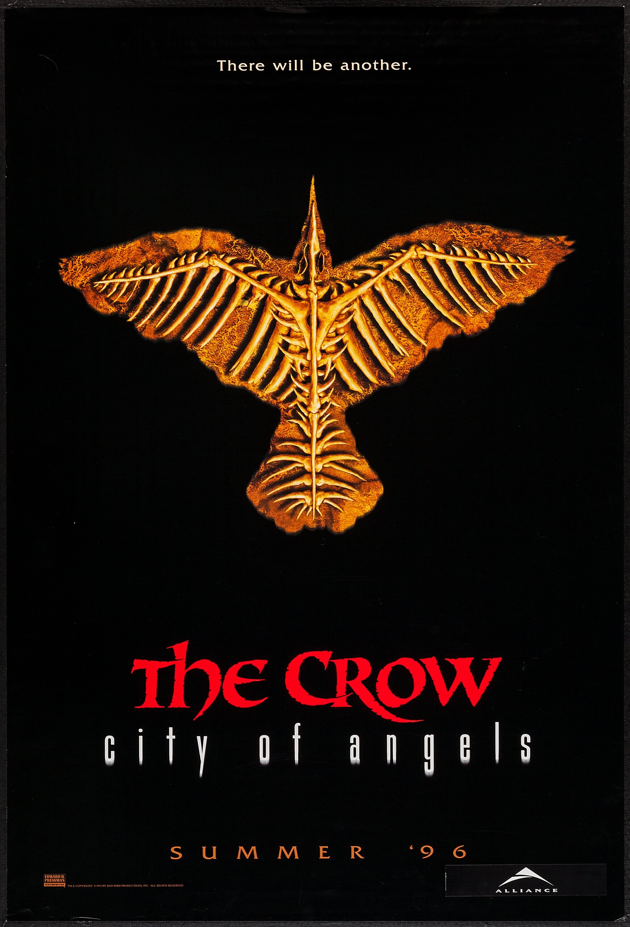 The Crow: City of Angels (Miramax/Dimension, 1996). One Sheet (27 ...