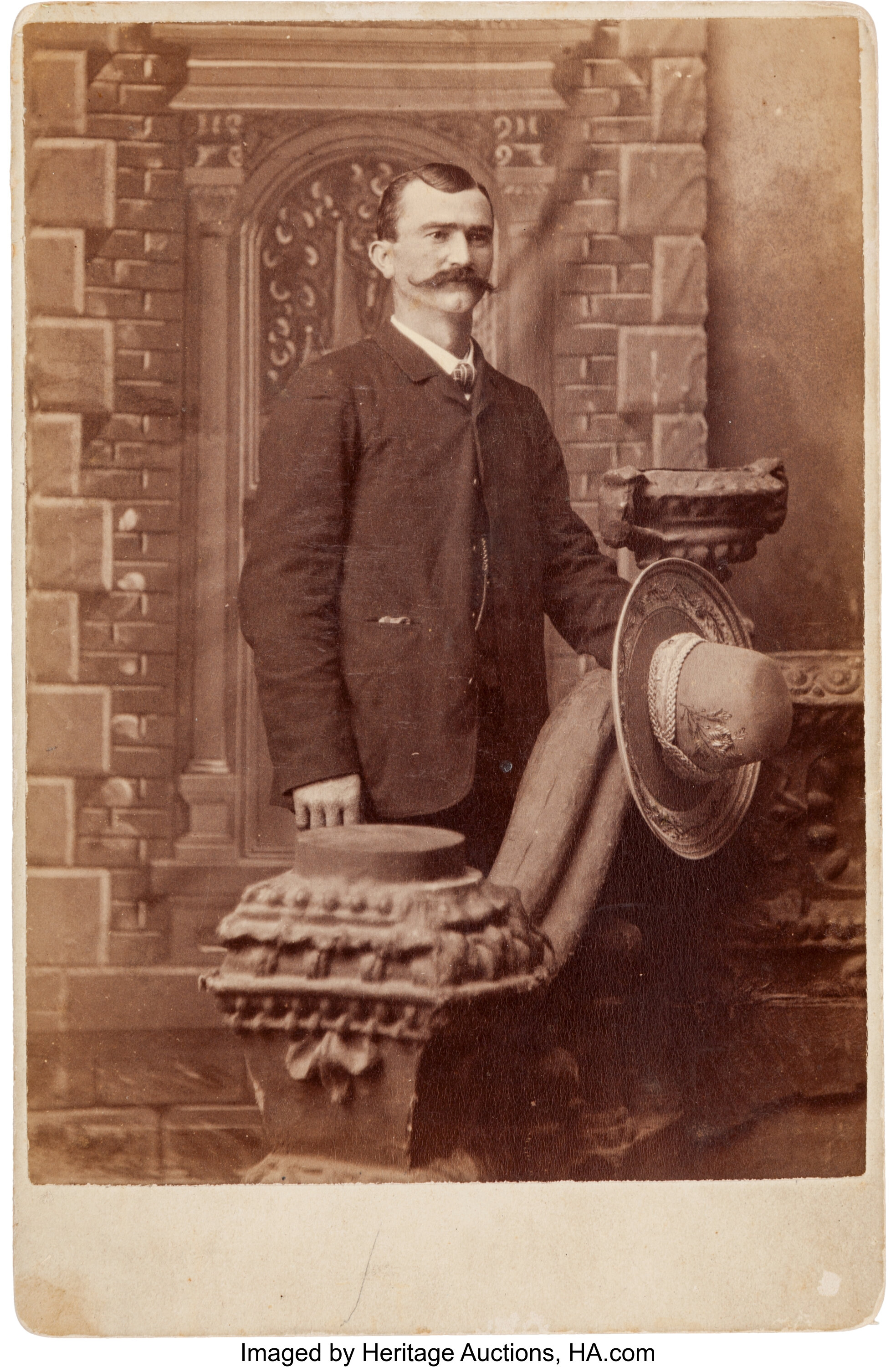 [Texas Rangers]. James C. Barringer Portrait, circa 1886.... | Lot ...