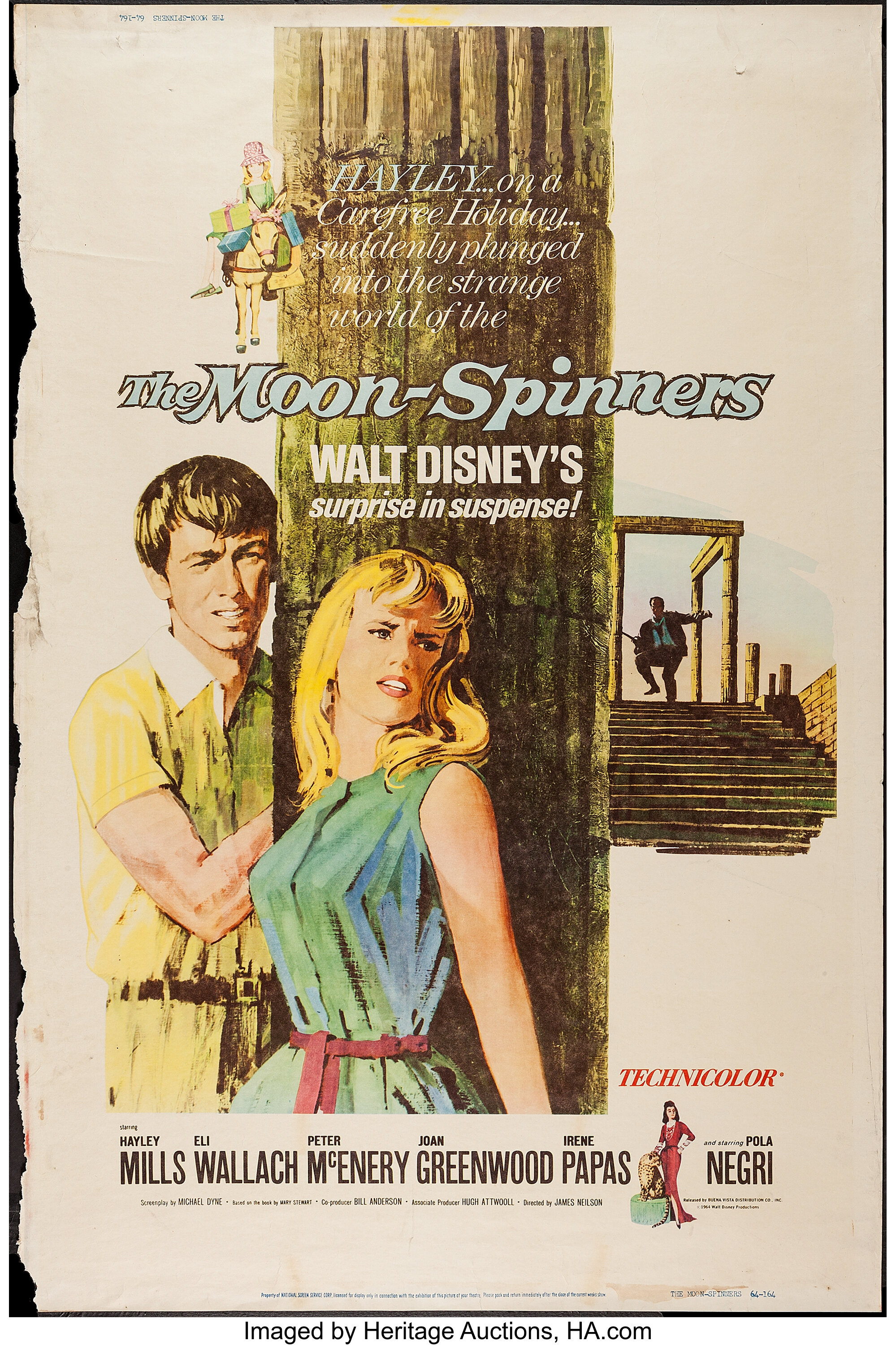 The Moon-Spinners (Buena Vista, 1964). Poster (40" X 60"). | Lot #50291 ...