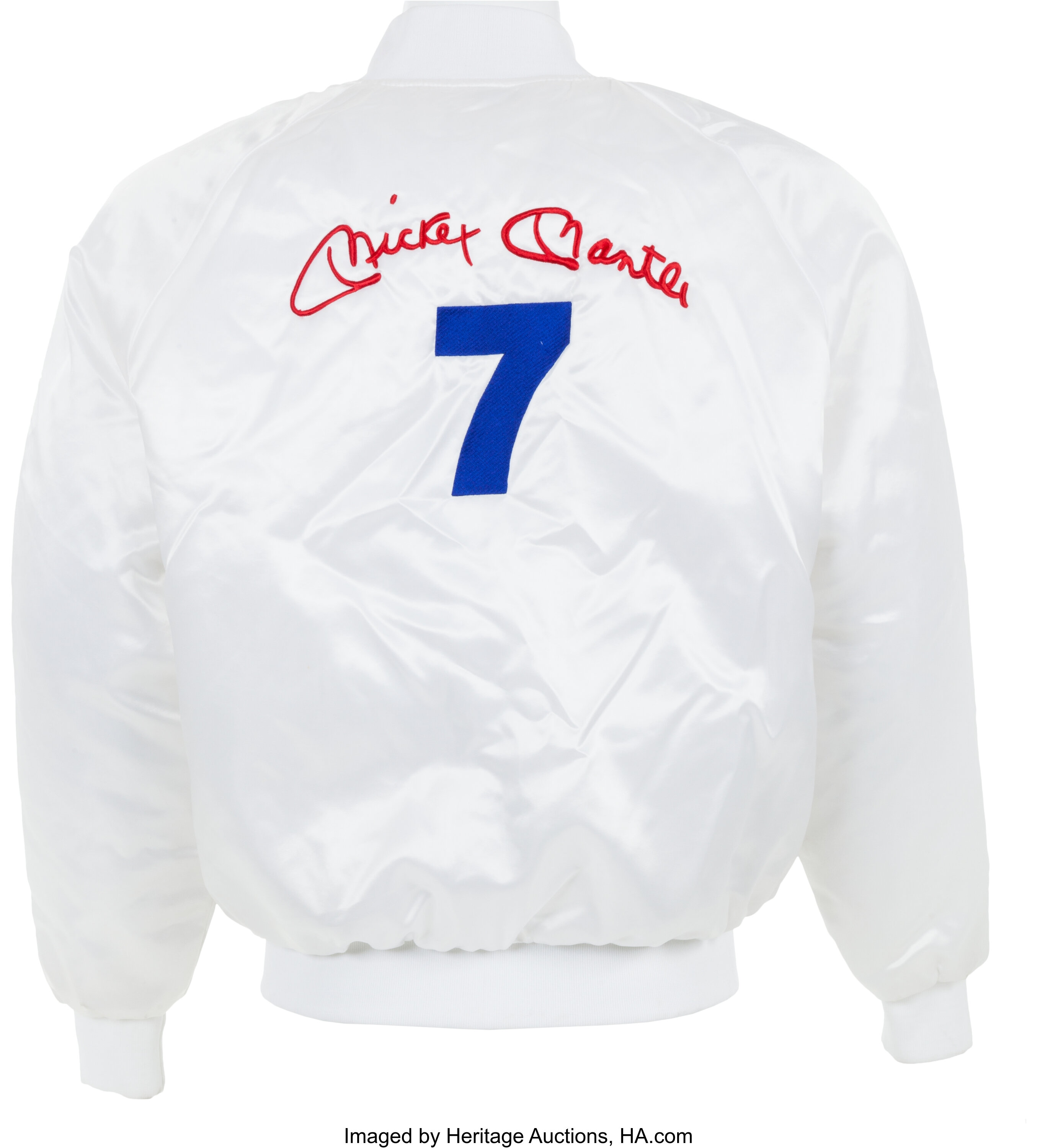 1990's Mickey Mantle Jacket Worn by His Son.... Baseball | Lot #83206 ...