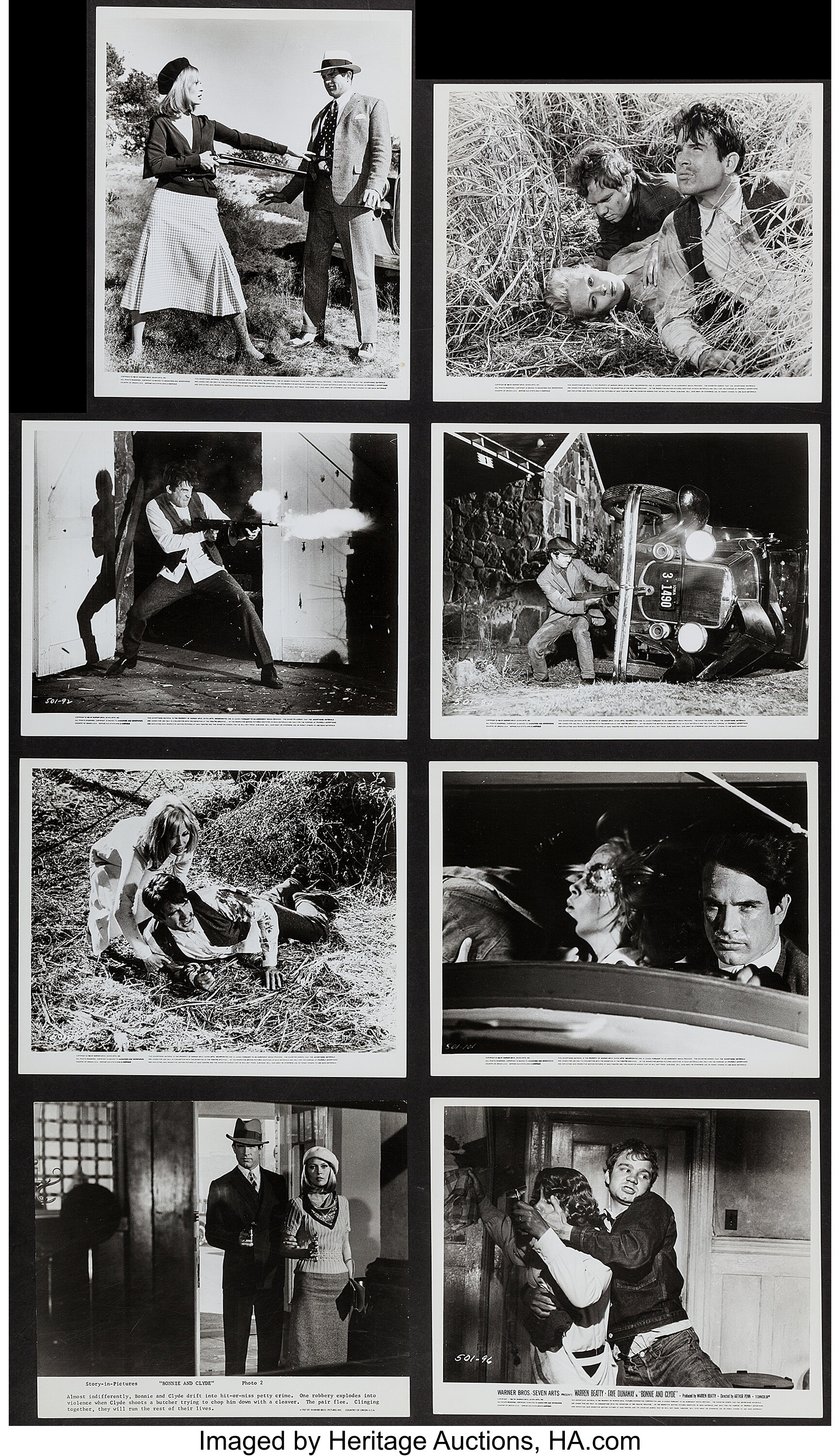 Bonnie and Clyde (Warner Brothers-Seven Arts, 1967). Photos (8) (8 ...