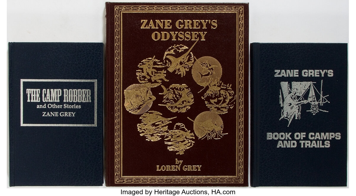 [Zane Grey]. Loren Grey and Betty Zane Grosso. SIGNED / LIMITED. | Lot ...