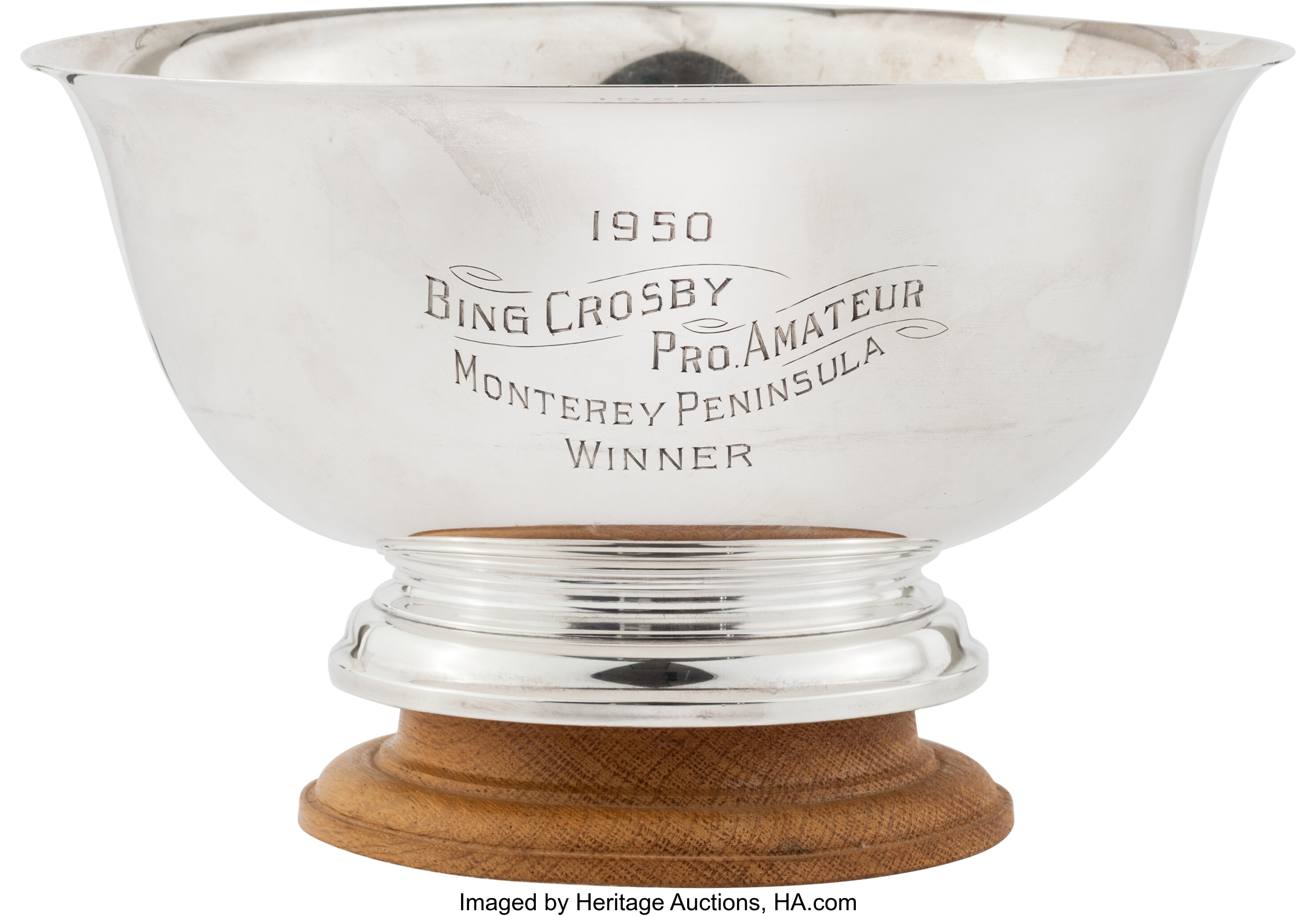 1950 Bing Crosby Pro-Am Championship Trophy Won by Sam Snead.... | Lot ...