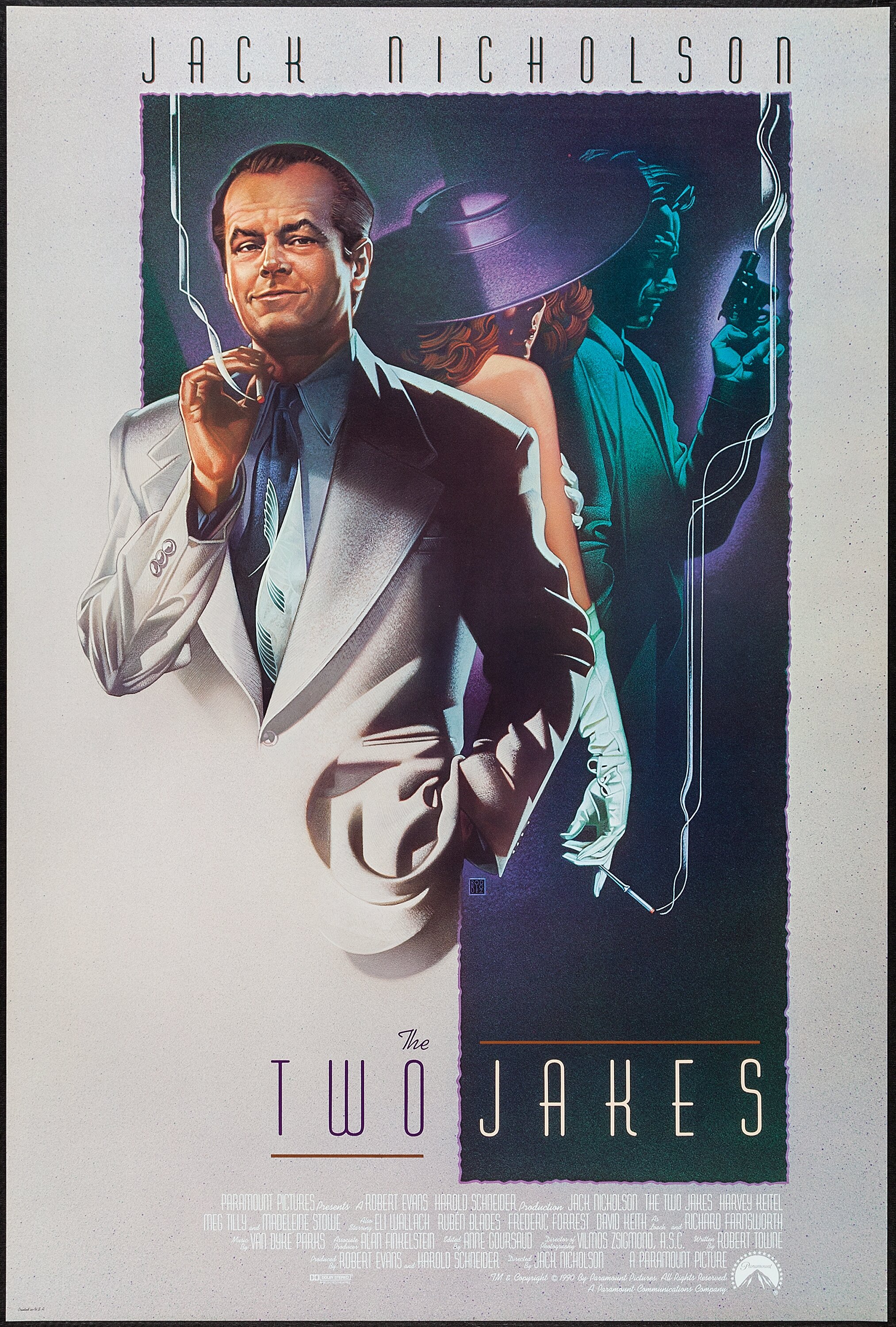 The Two Jakes (Paramount, 1990). One Sheet (27" X 40"). Crime ...