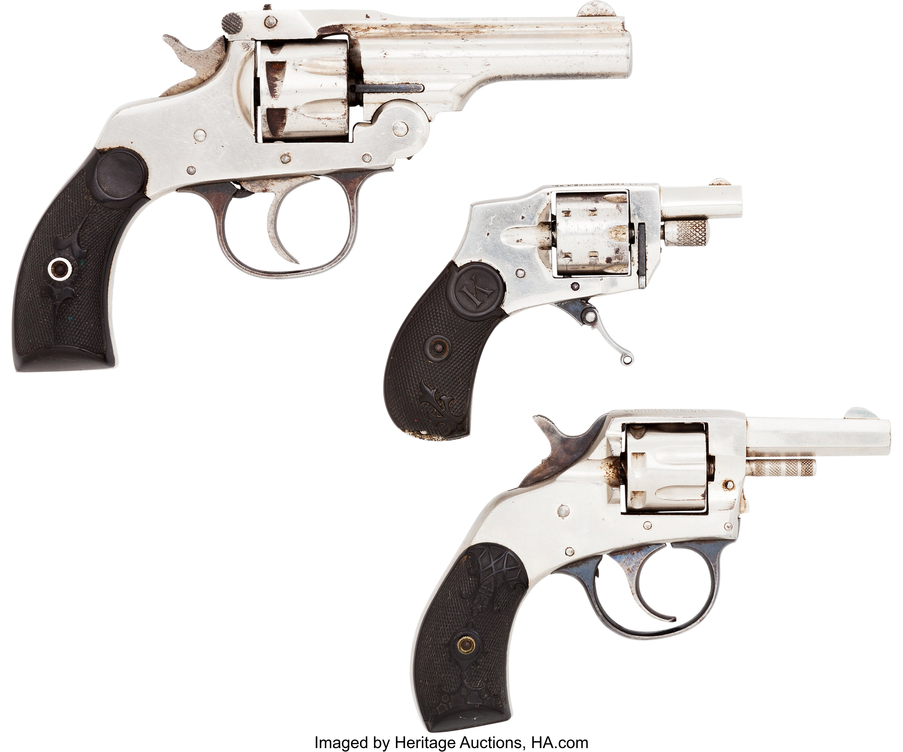 Lot of Three Double Action Revolvers.... (Total: 3 Items) Handguns ...