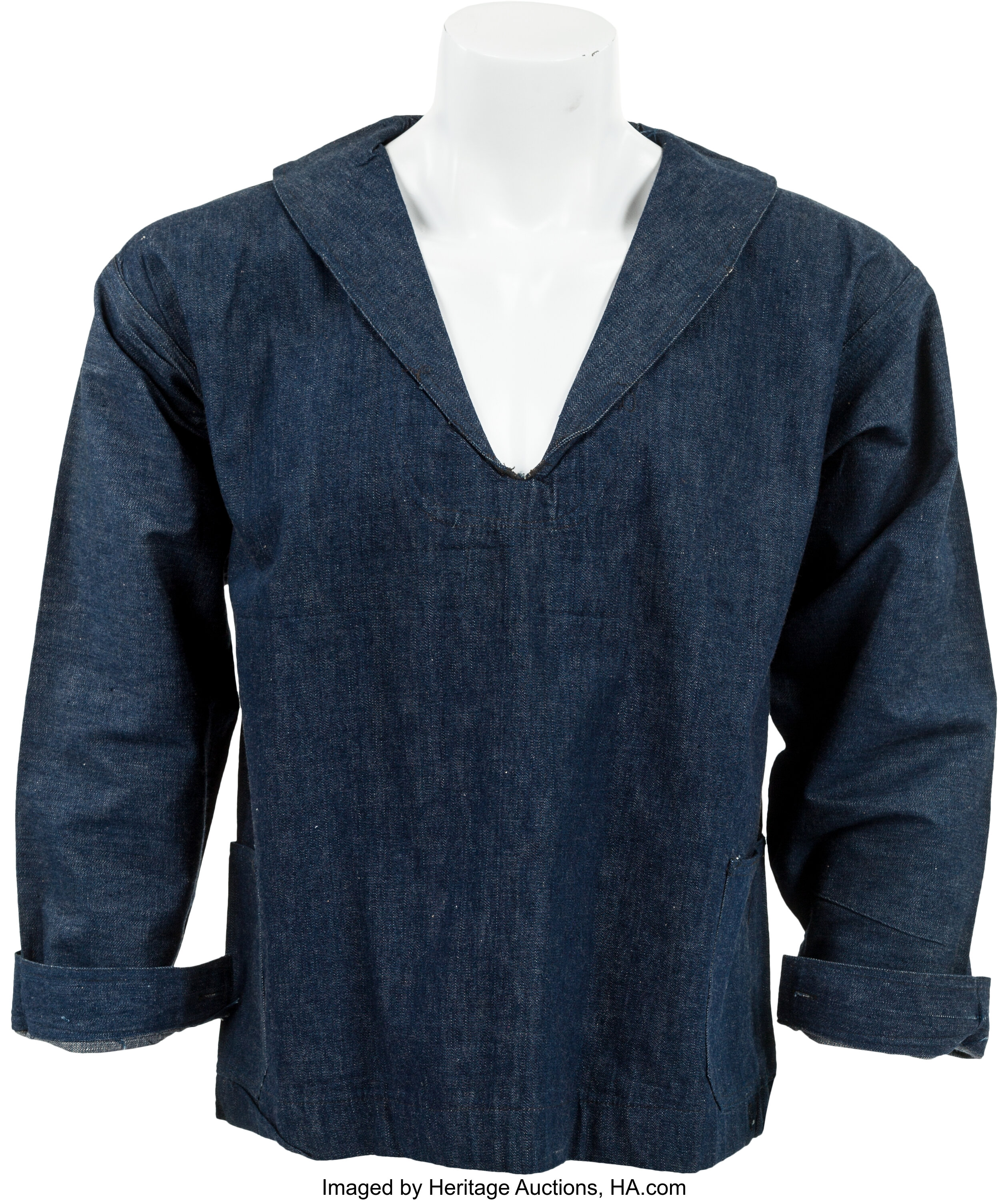 Unissued WWI Era U.S. Navy Denim Jumper.... Militaria Uniforms | Lot ...