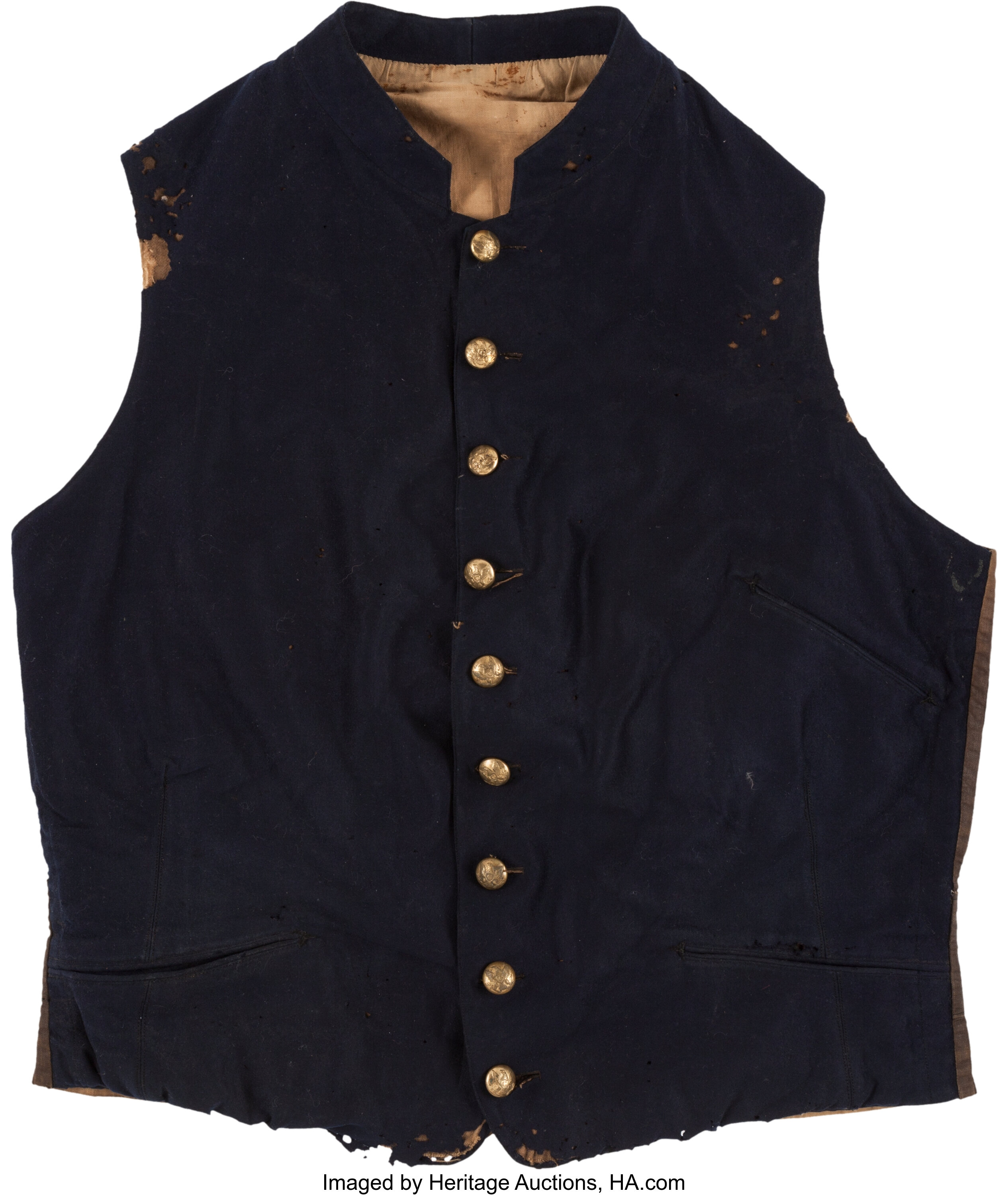 Nice, Untouched, Civil War US Cavalry Officer's Vest.... Military ...