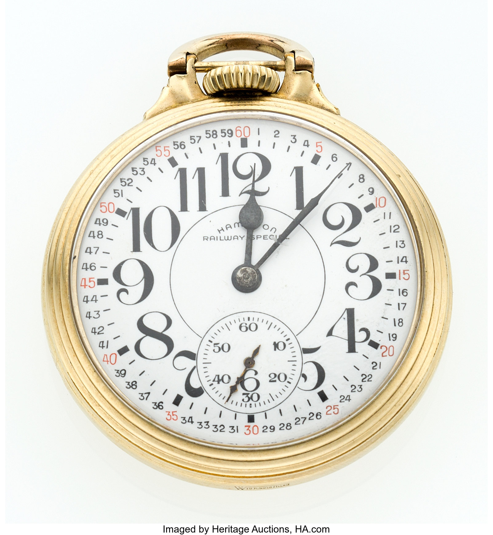 Hamilton 21 Railway Special 21 Jewel 992 B Pocket Watch. ... | Lot ...