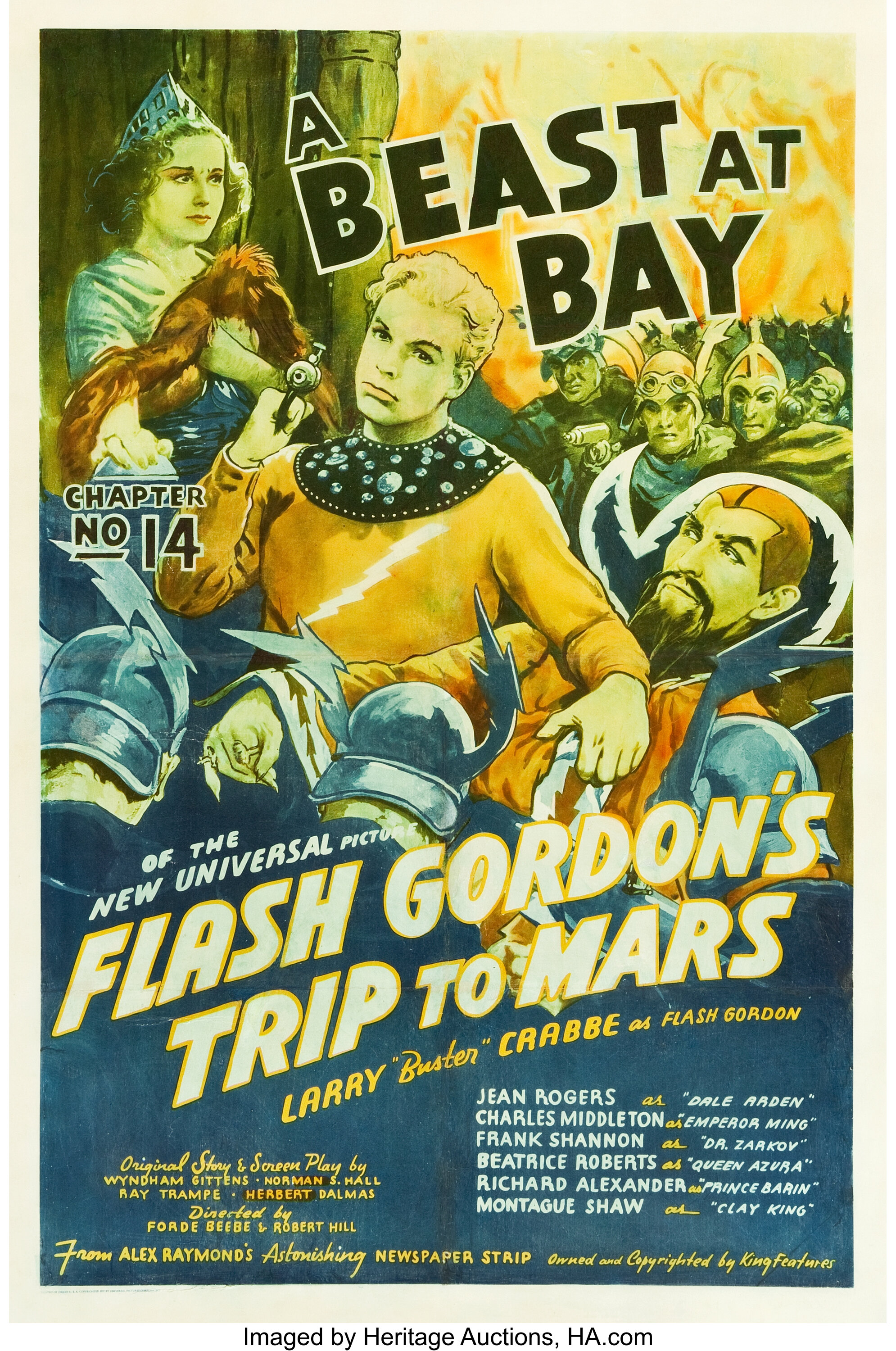 Flash Gordon's Trip to Mars (Universal, 1938). One Sheet (27" X | Lot ...