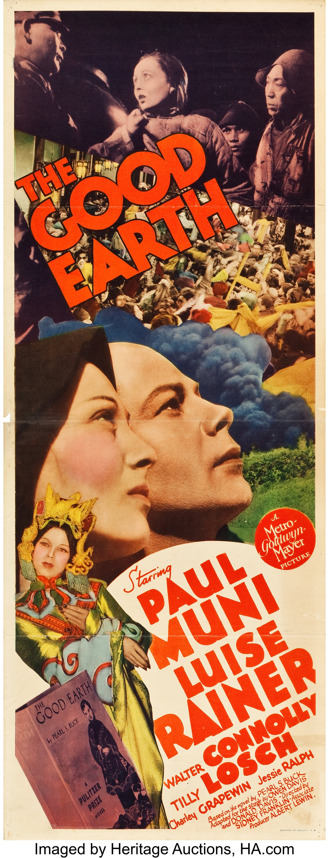 The Good Earth (MGM, 1937). Insert (14" X 36").. ... Movie Posters ...