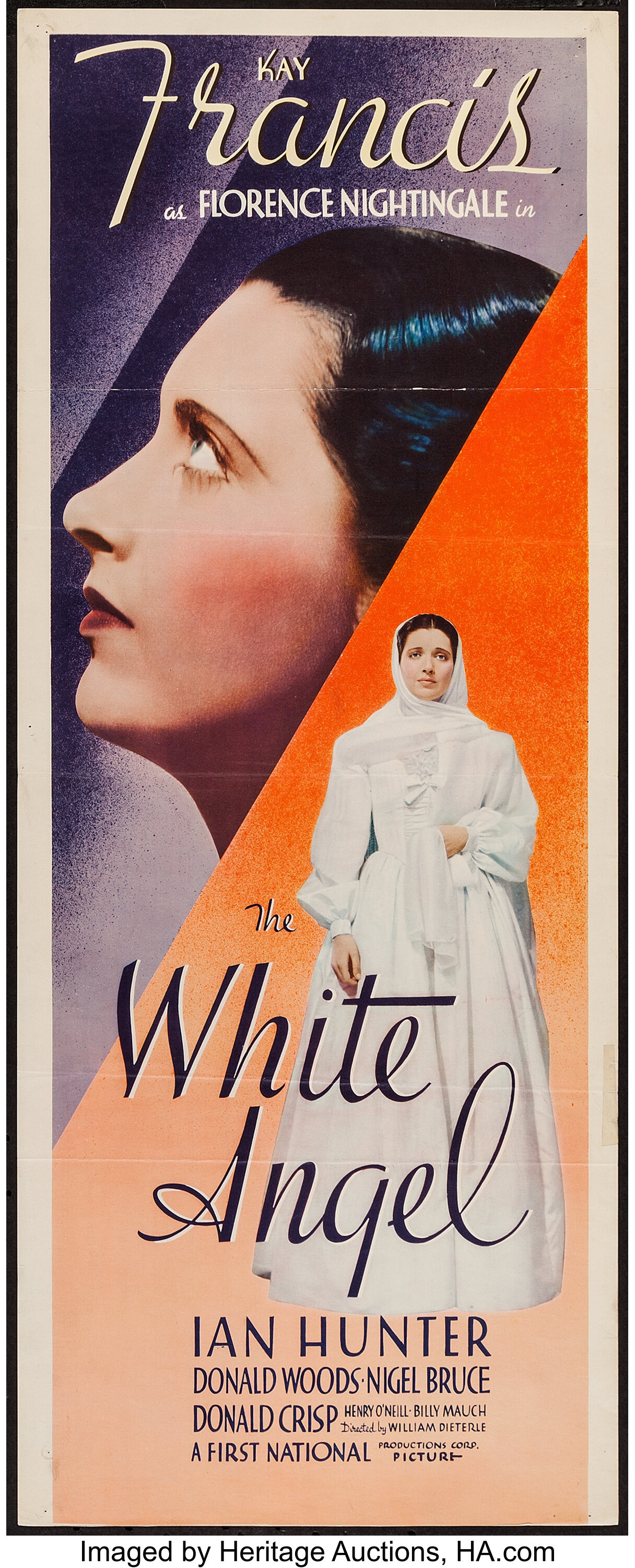 The White Angel (Warner Brothers, 1936). Trimmed Insert (14" X | Lot ...