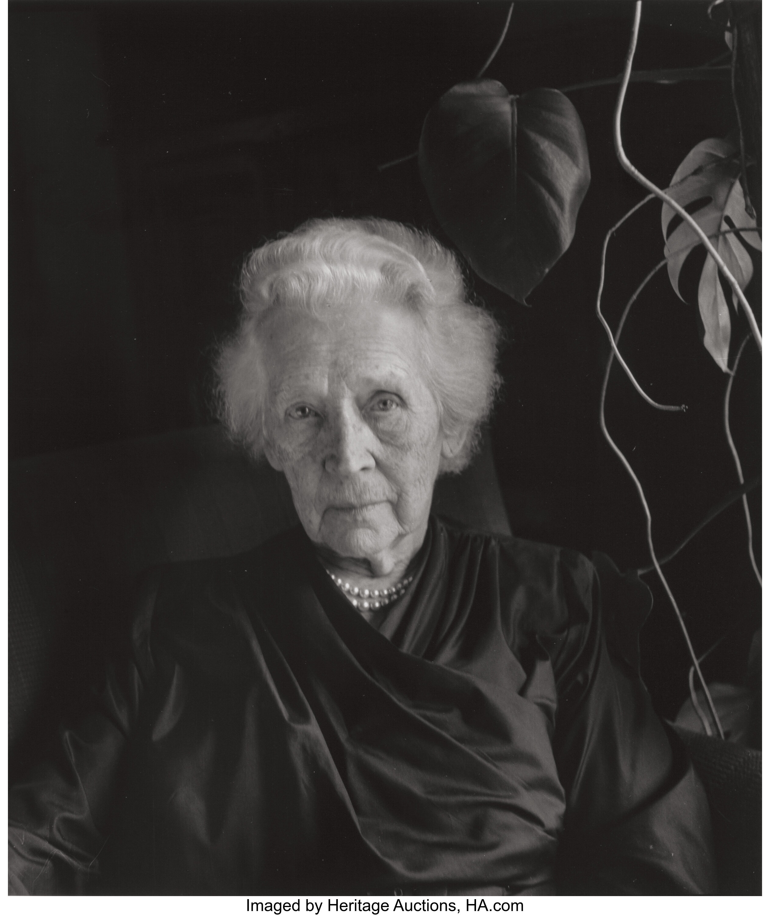 IMOGEN CUNNINGHAM (American, 1883-1976). Age and Its Symbols, 1958 ...