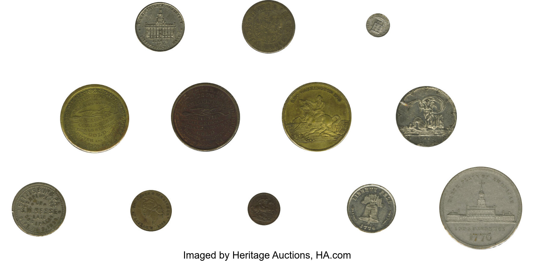 Collection of Tokens Issued by Philadelphia Die Sinkers and Token | Lot ...