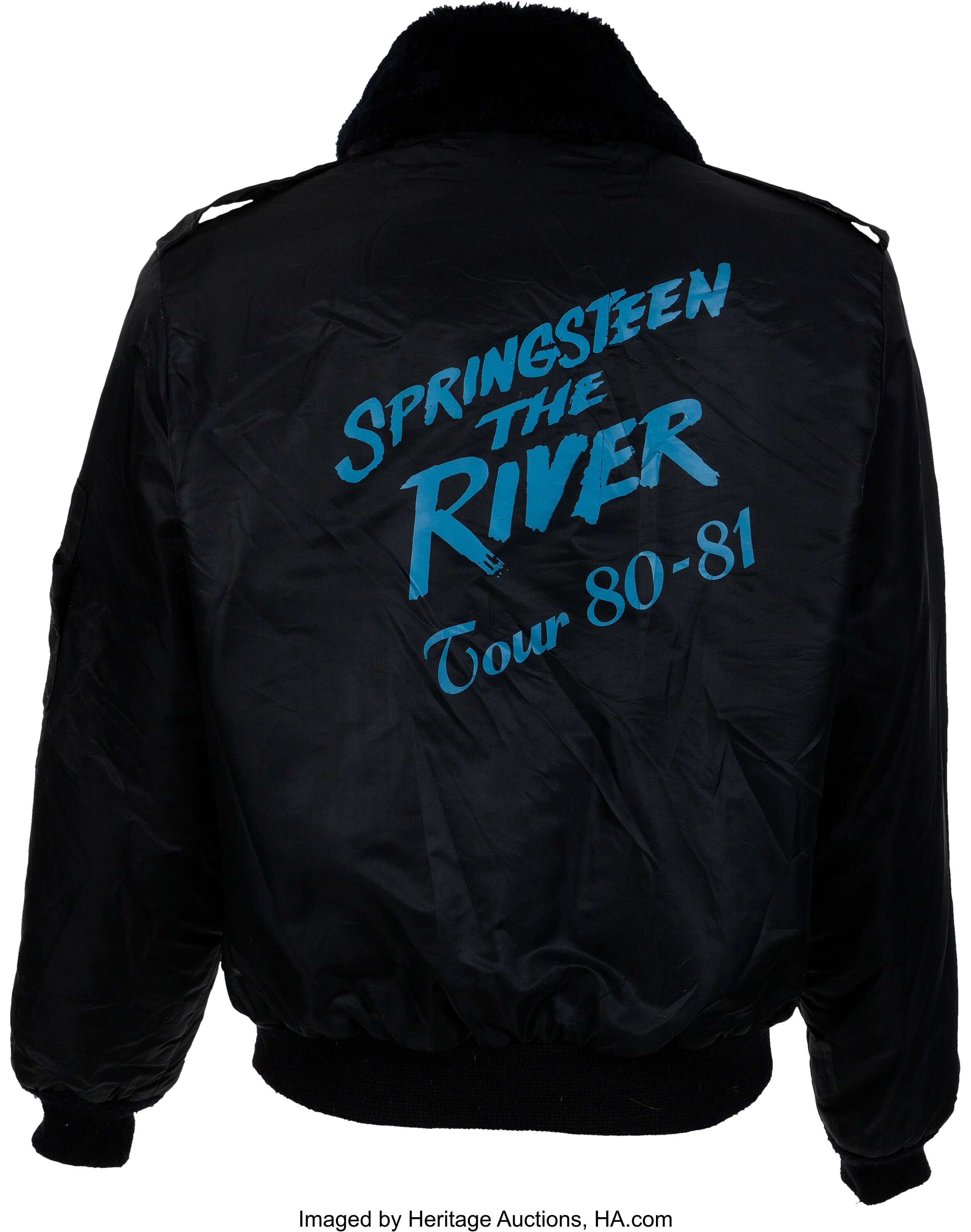 Bruce Springsteen Tour Jacket for The River. ... Music Memorabilia ...