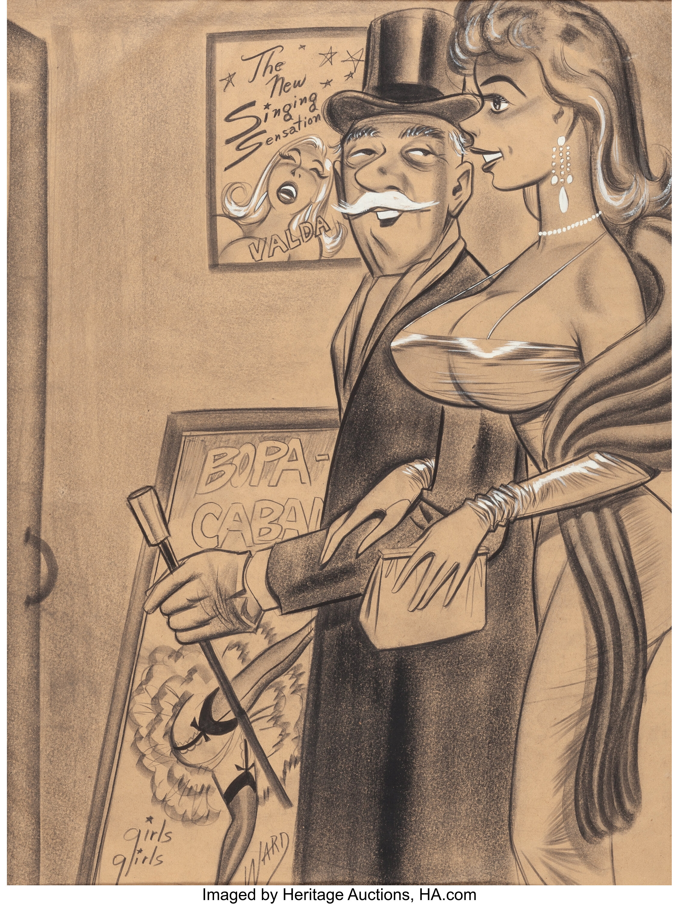 Bill Ward American 1919 1998 You Know Miss Birch Yours Was Lot