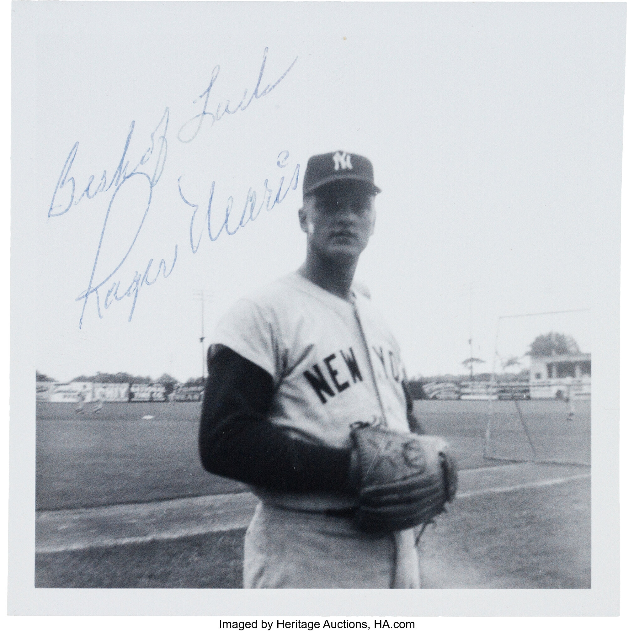 Circa 1960 Roger Maris Signed Original Snapshot Photograph.... | Lot ...