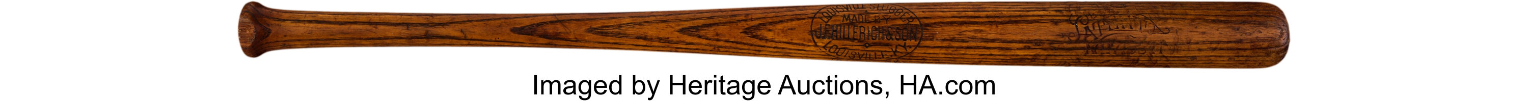 1903-05 J.F. Hillerich & Son "Patent No. 716541" Game Used Bat ...