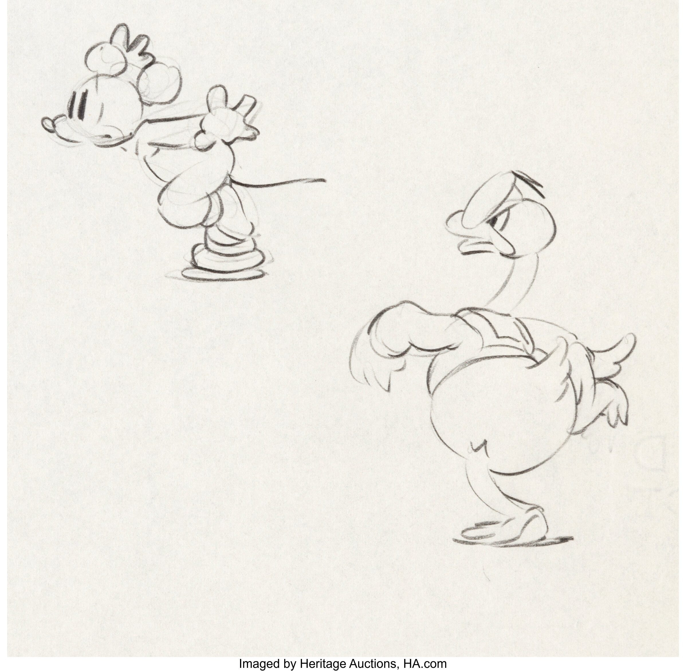 Mickey's Service Station Mickey Mouse and Donald Duck Production | Lot ...