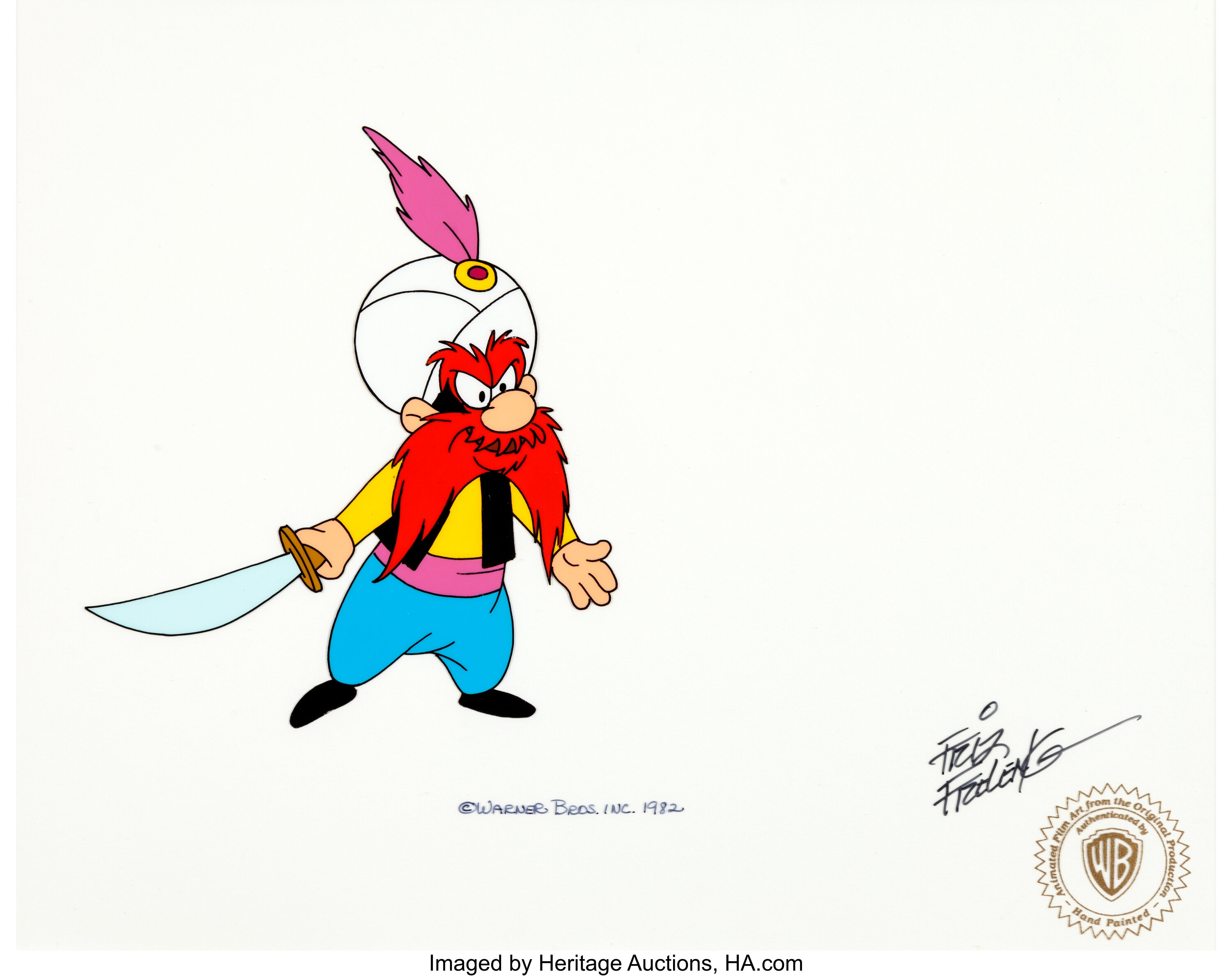 1001 Rabbit Tales Yosemite Sam Production Cel (Warner Brothers, | Lot ...