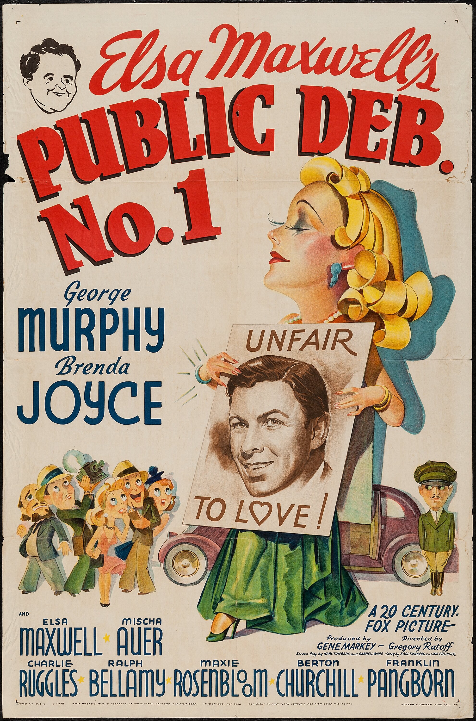 Public Deb No. 1 (20th Century Fox, 1940). One Sheet (27" X 41"). | Lot ...