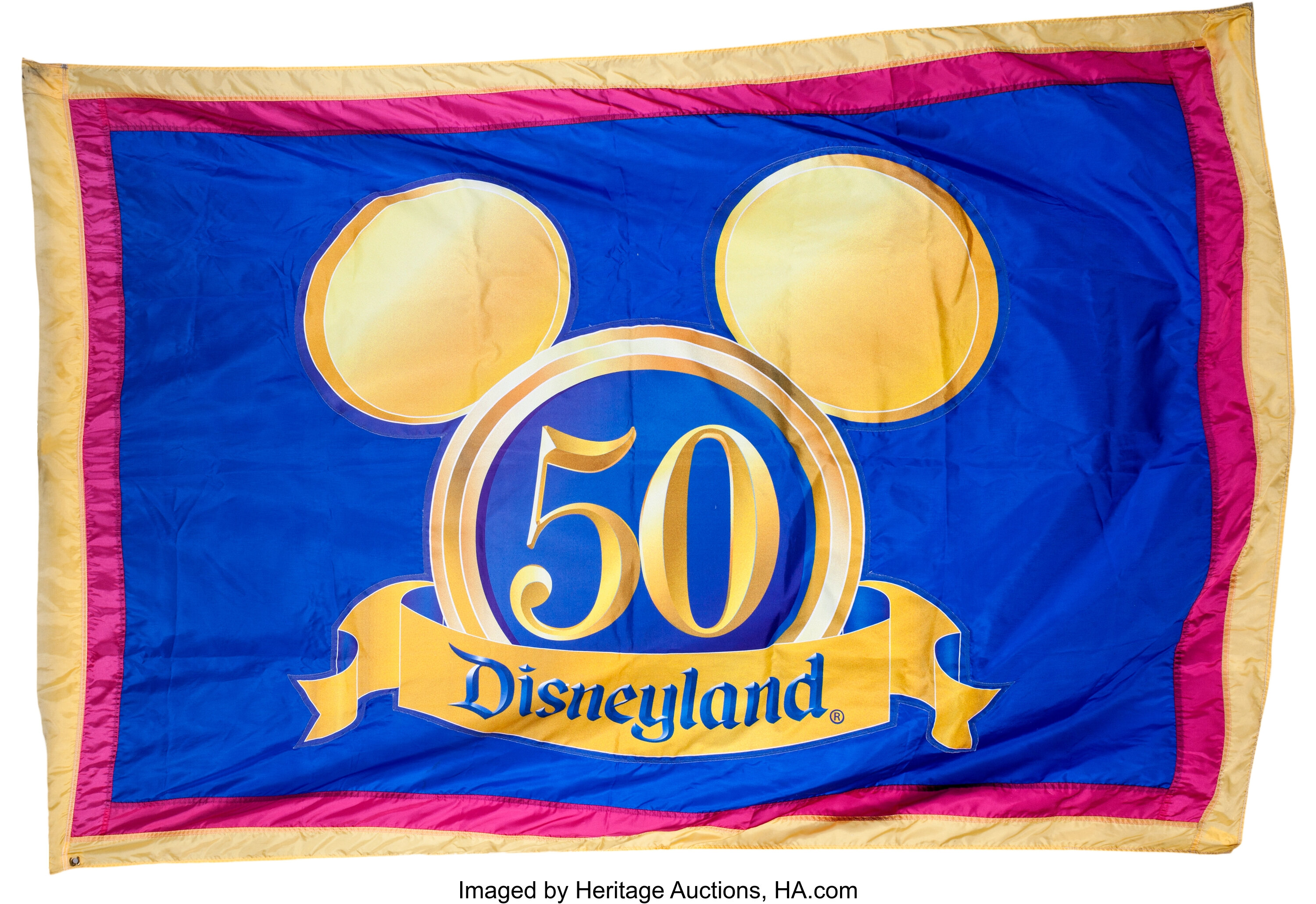 Disneyland 50th Anniversary Matterhorn Flag (Walt Disney, 2005 ...