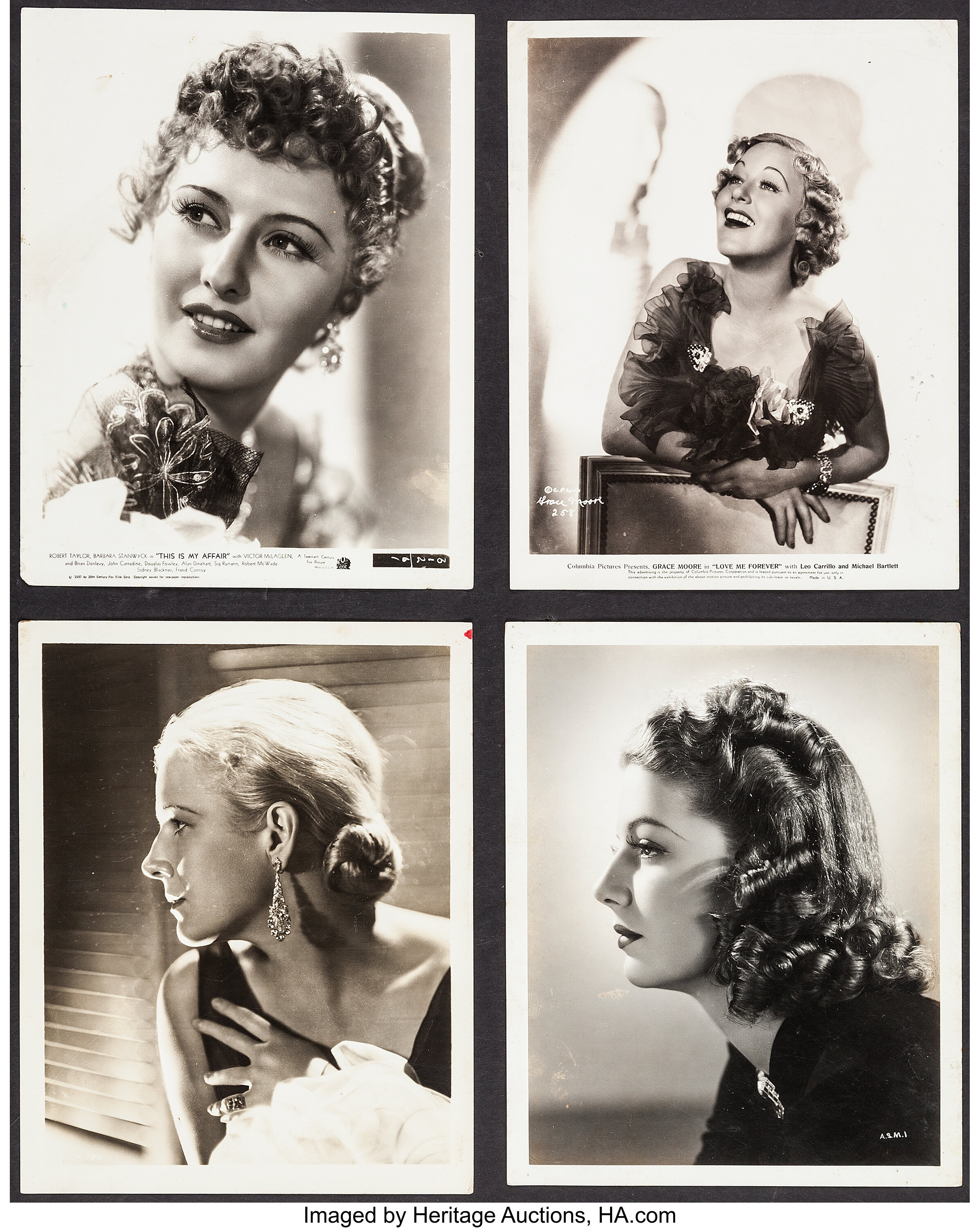 Barbara Stanwyck in This is My Affair & Others Lot (20th Century | Lot ...