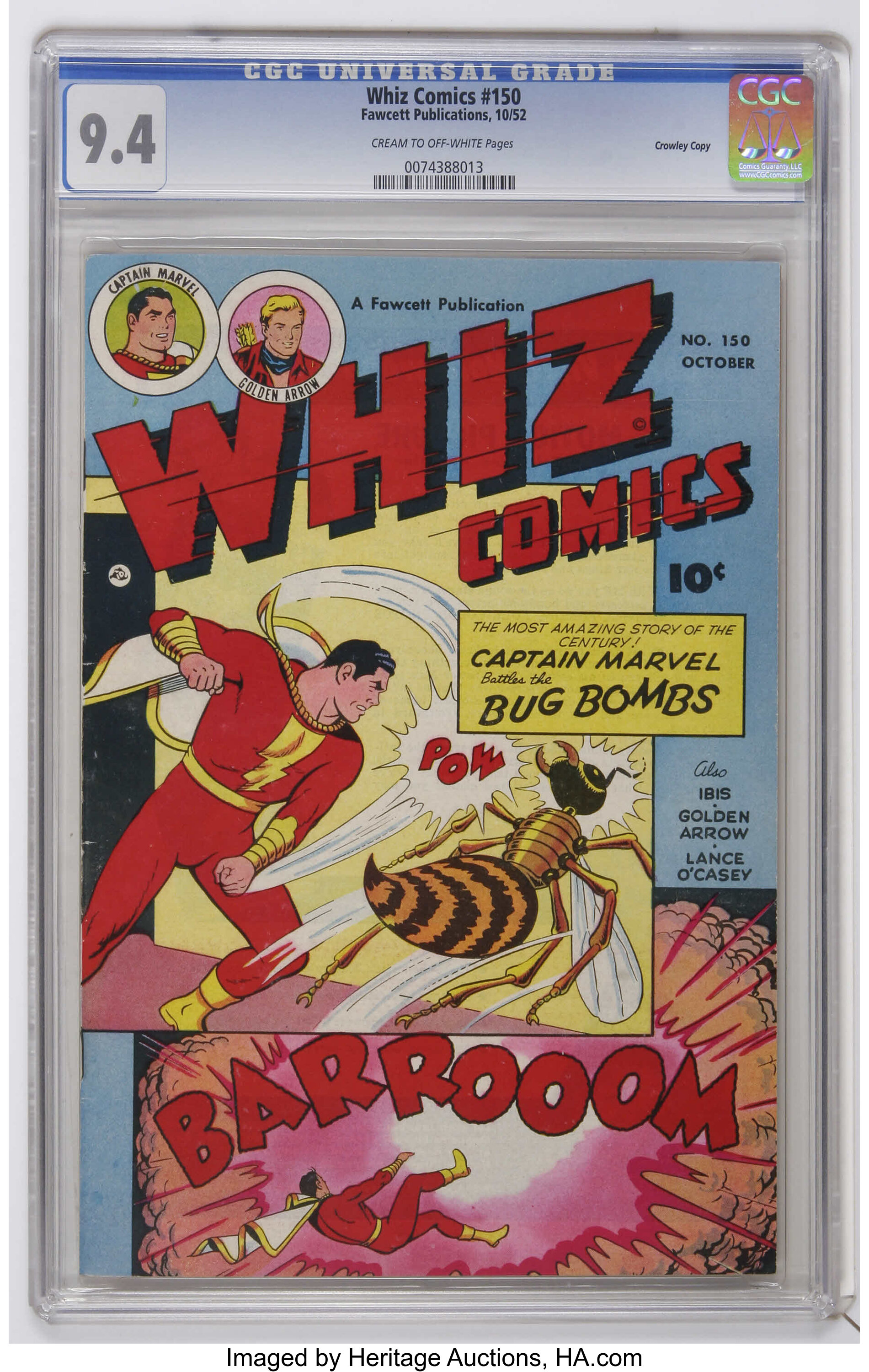 How Much Is Whiz Comics #150 Worth? Browse Comic Prices | Heritage Auctions