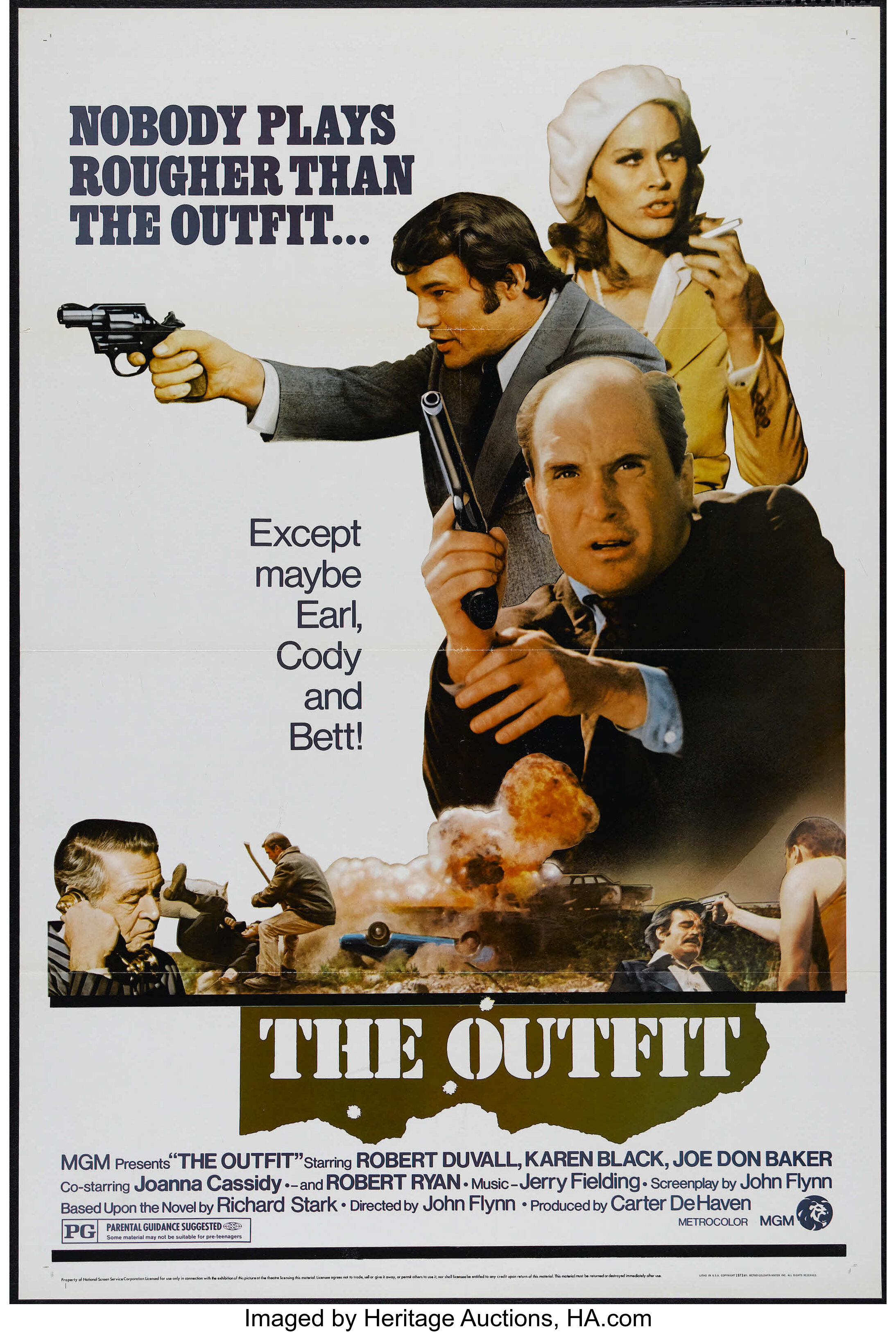 The Outfit (MGM, 1973). One Sheet (27" X 41"). Crime. Directed by | Lot ...