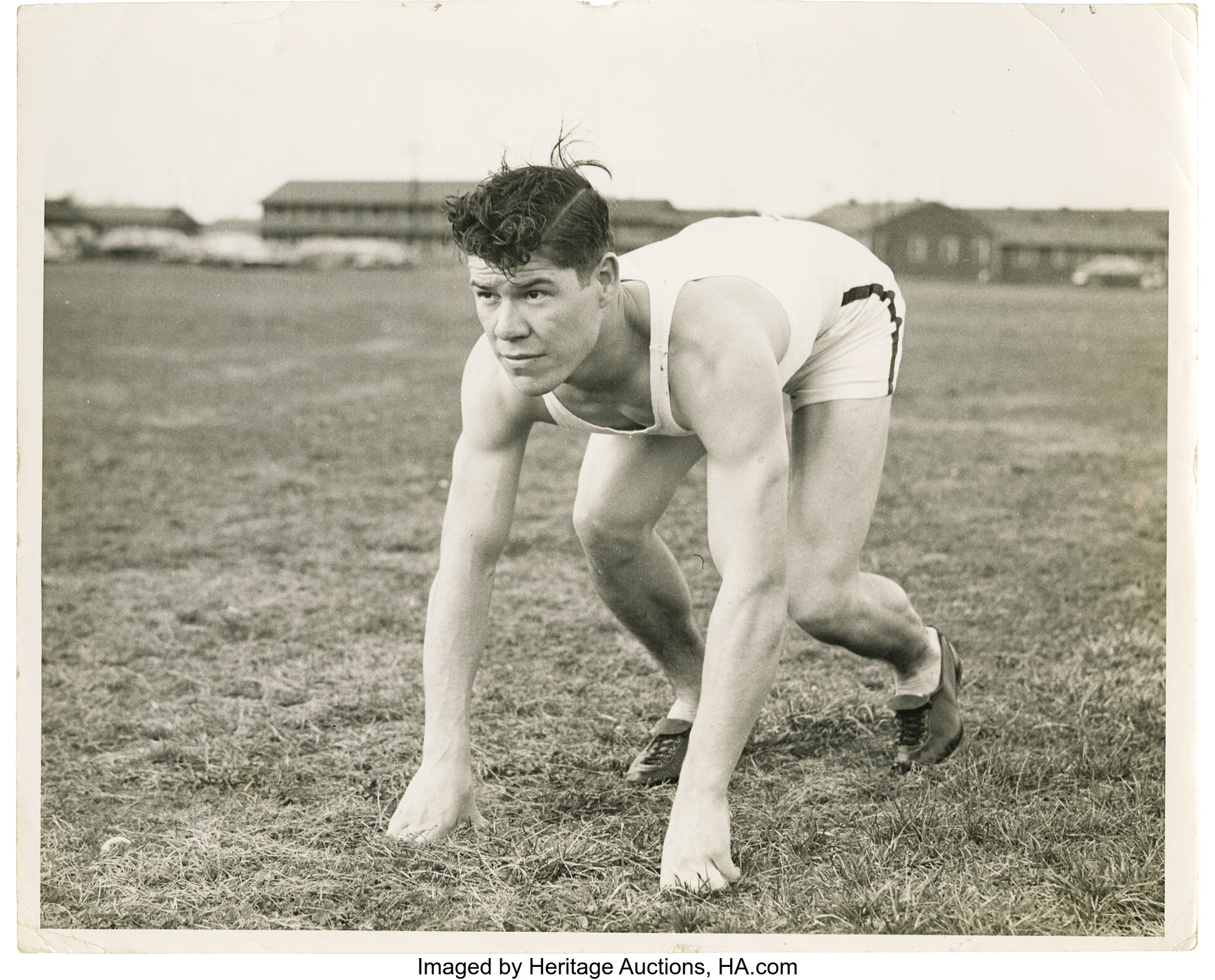 Jim Thorpe Signed Photograph. Image measures 8x10" in size and | Lot ...