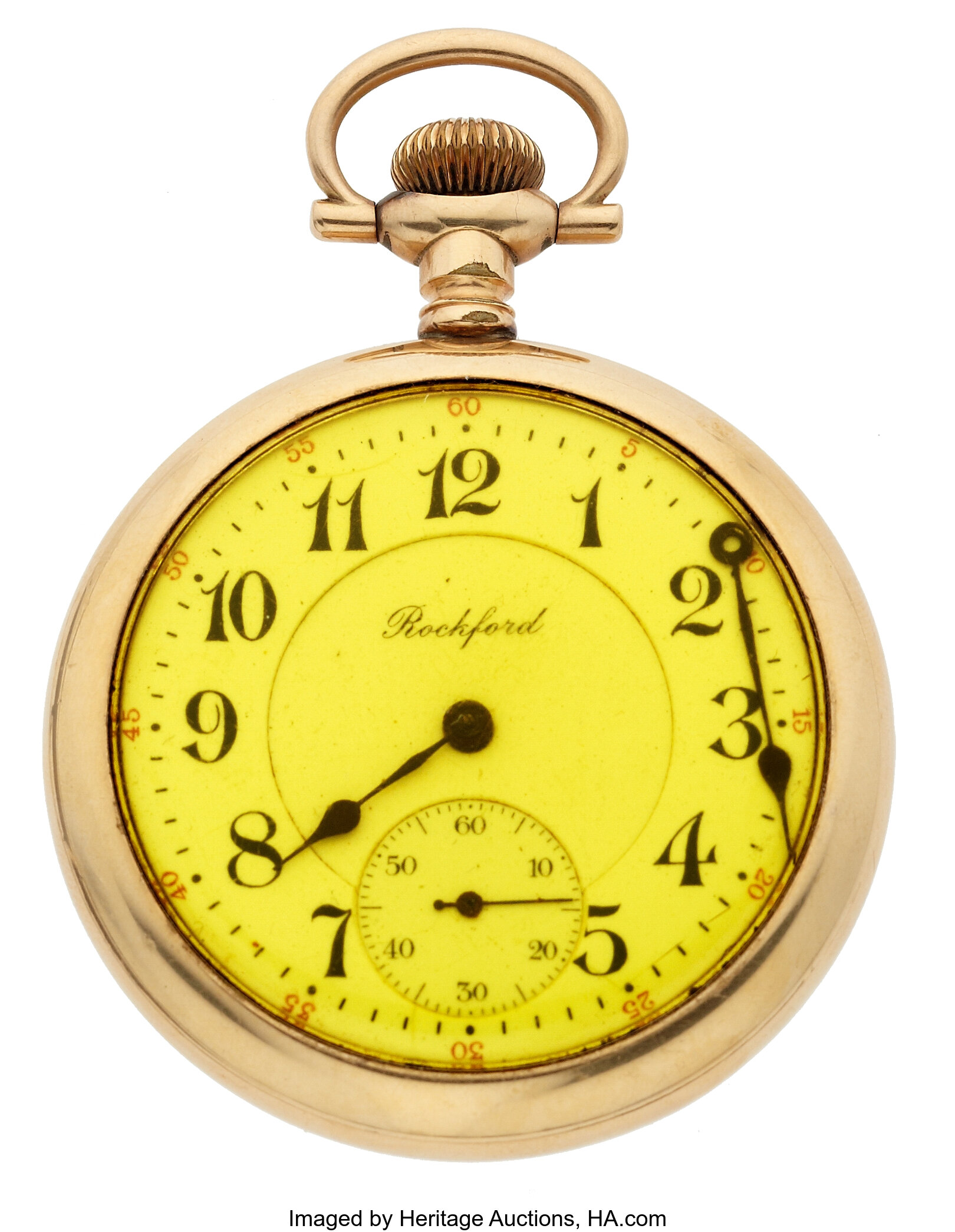 Rockford 21 Jewel Open Face Pocket Watch. ... Timepieces | Lot #72003 ...