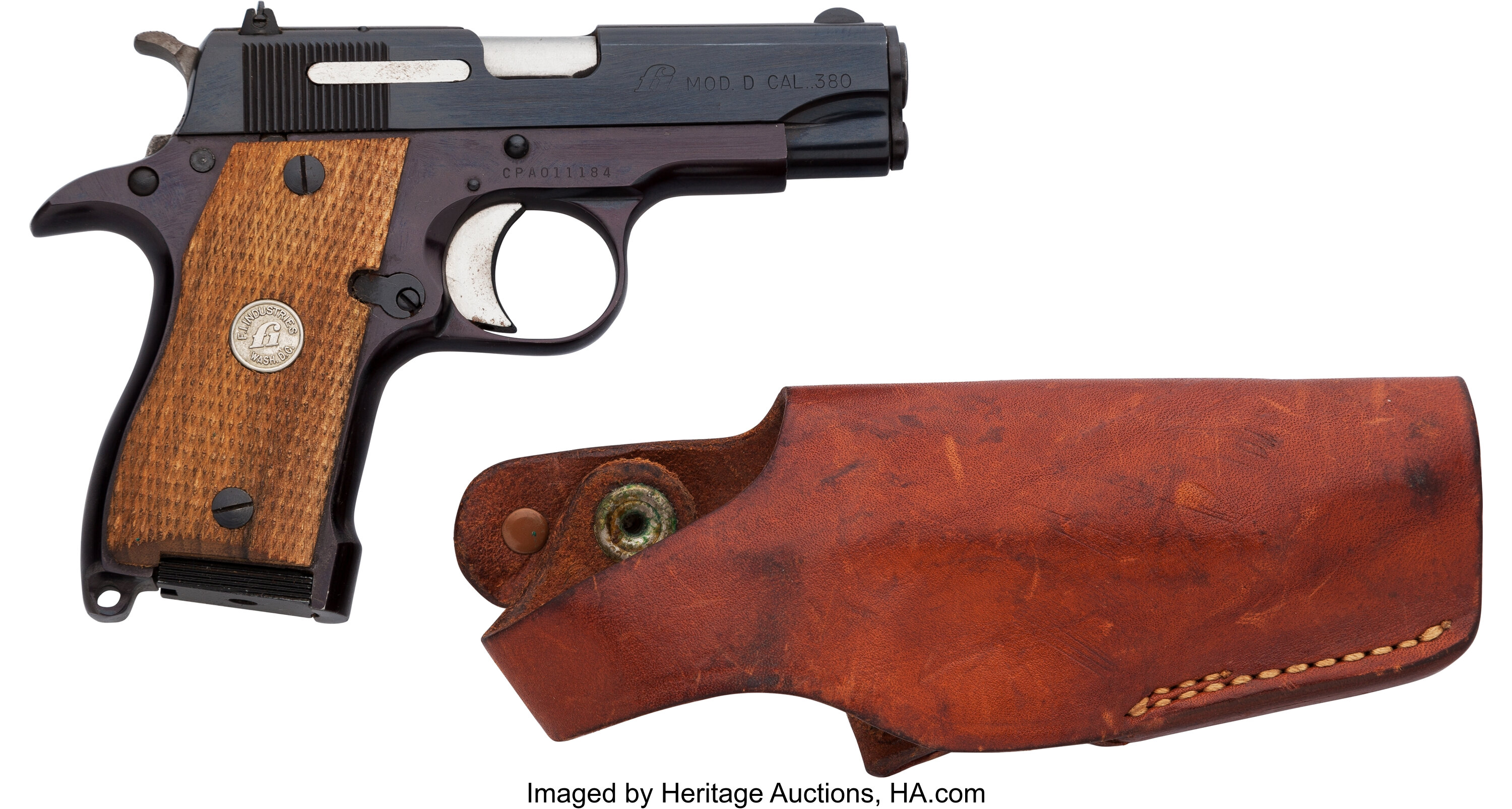 F.I. Industries Model D Semi-Automatic Pistol.... Handguns | Lot #40560 ...